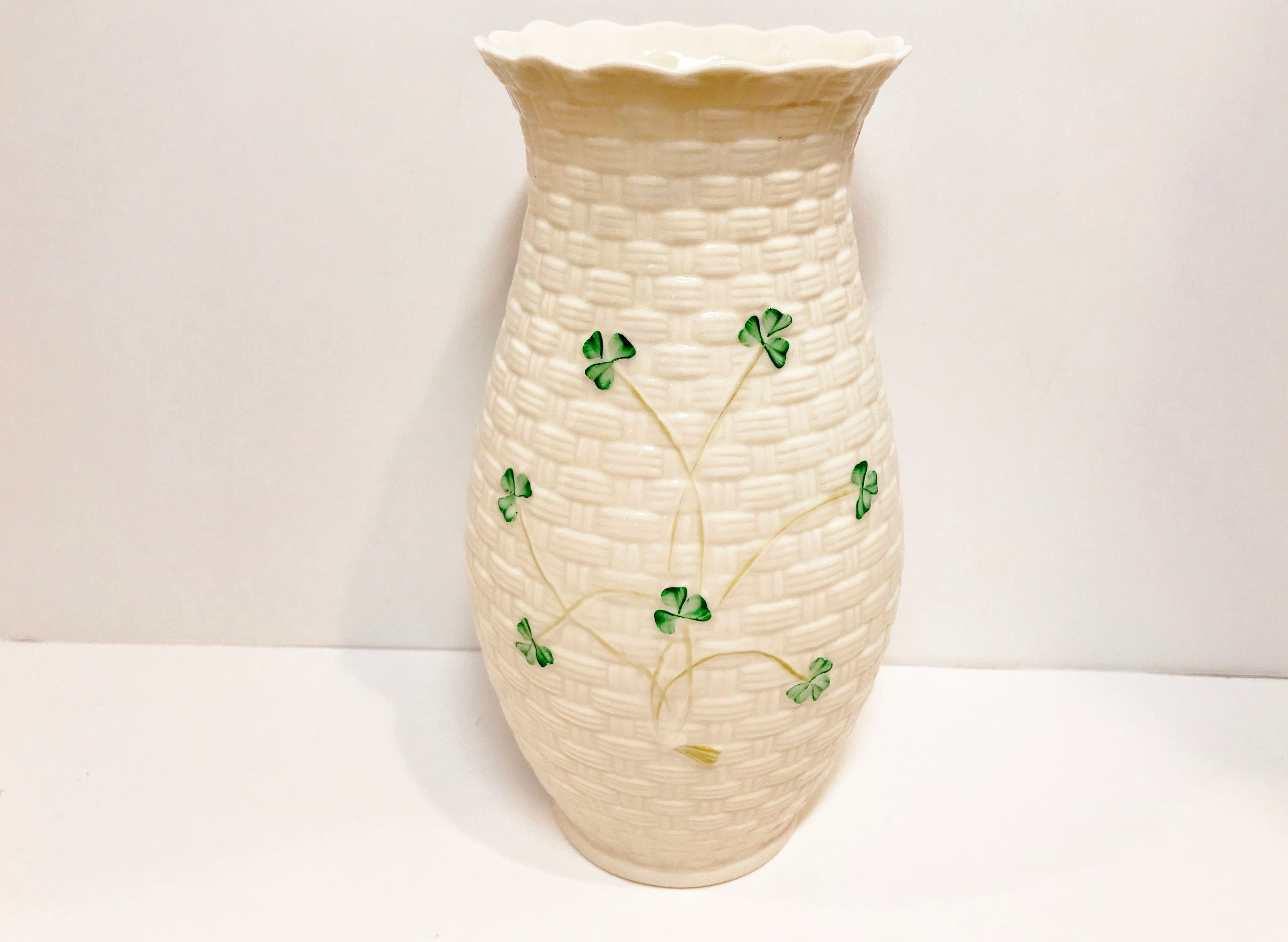 Reserved for SR, Kylemore Vase, Belleek Vase, Irish Vase, Belleek China ...