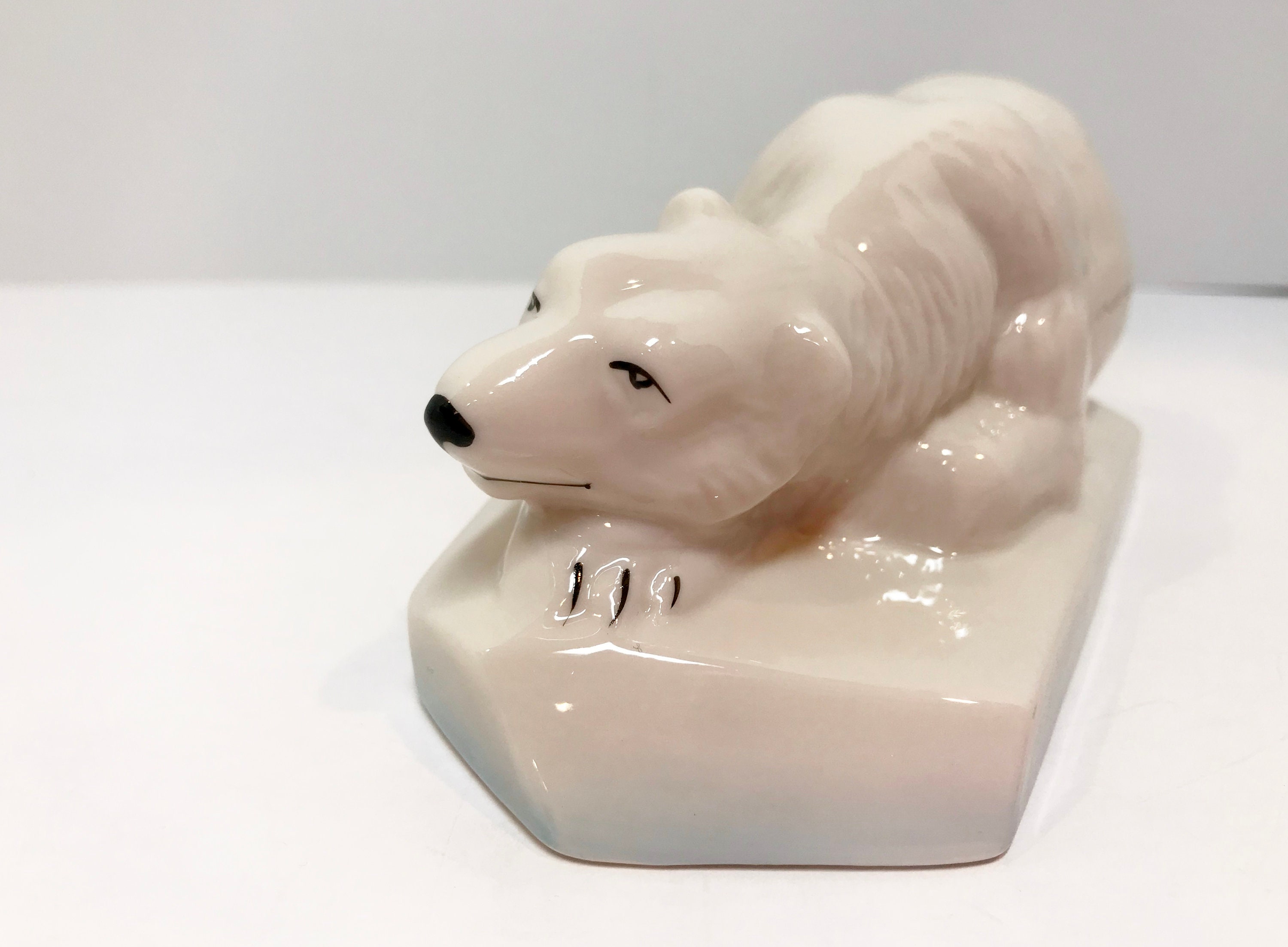 Reserved for SR, Belleek Polar Bear, Belleek Animal, Belleek Figurine ...