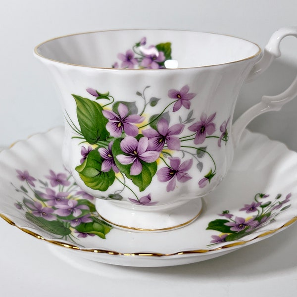 Violet Tea Cup - Etsy