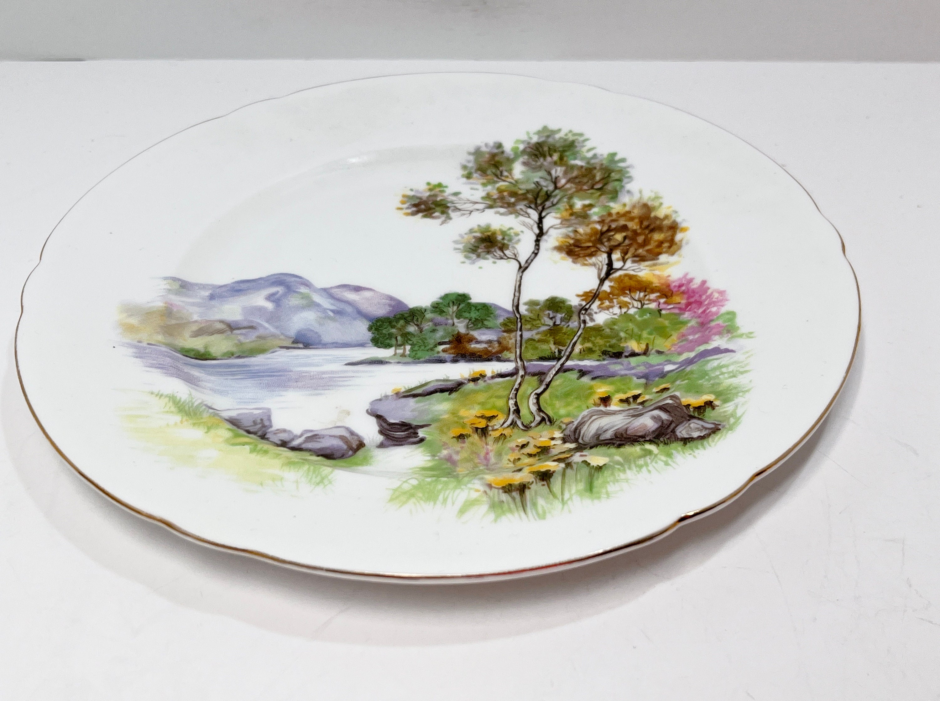English Lakes Pattern , Shelley Plate , Shelley China , Ripon Shape ...