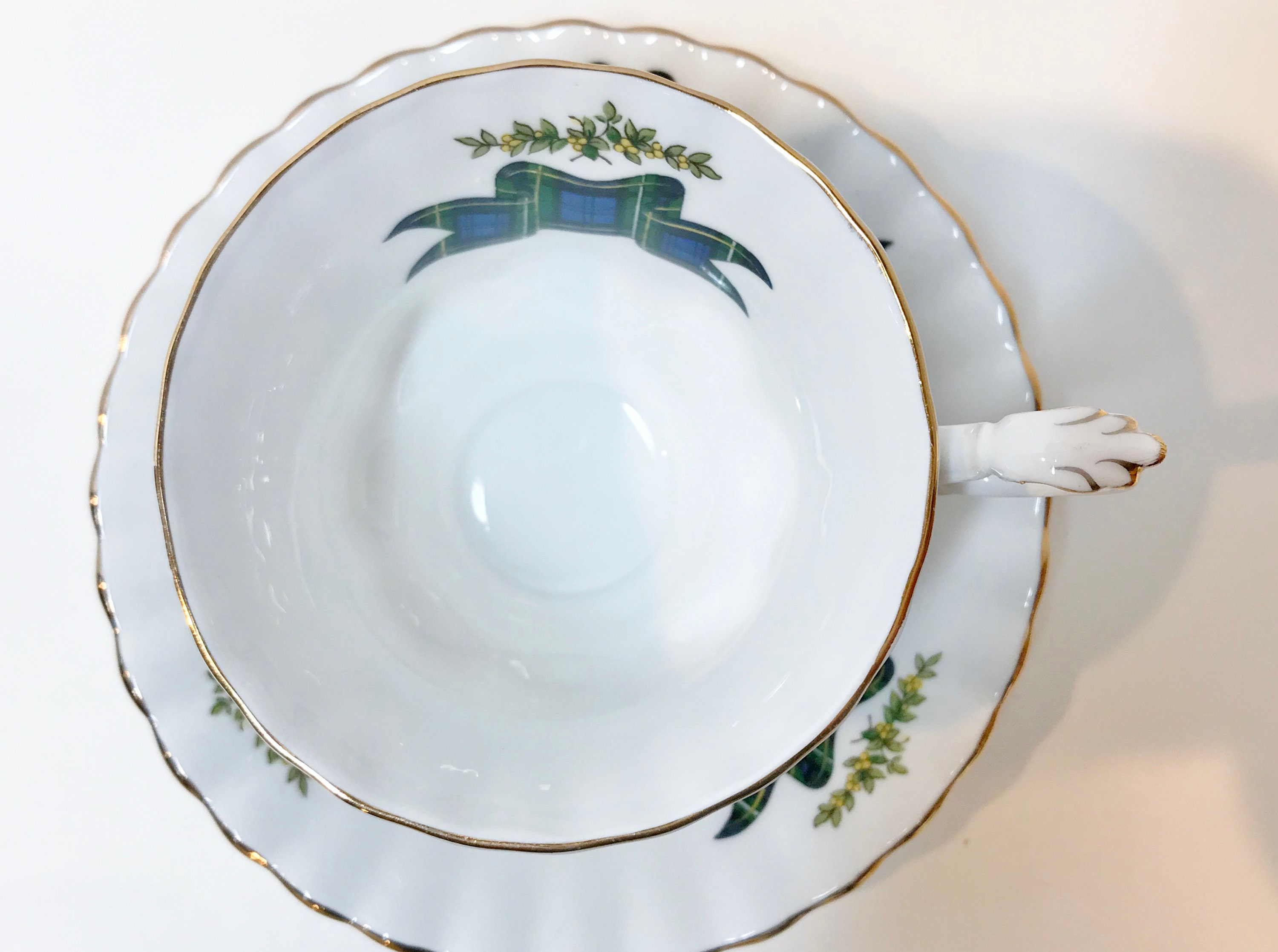 Clan Campbell Tartan Cup, Scottish Tea Cup and Saucer, Scotland Tea ...