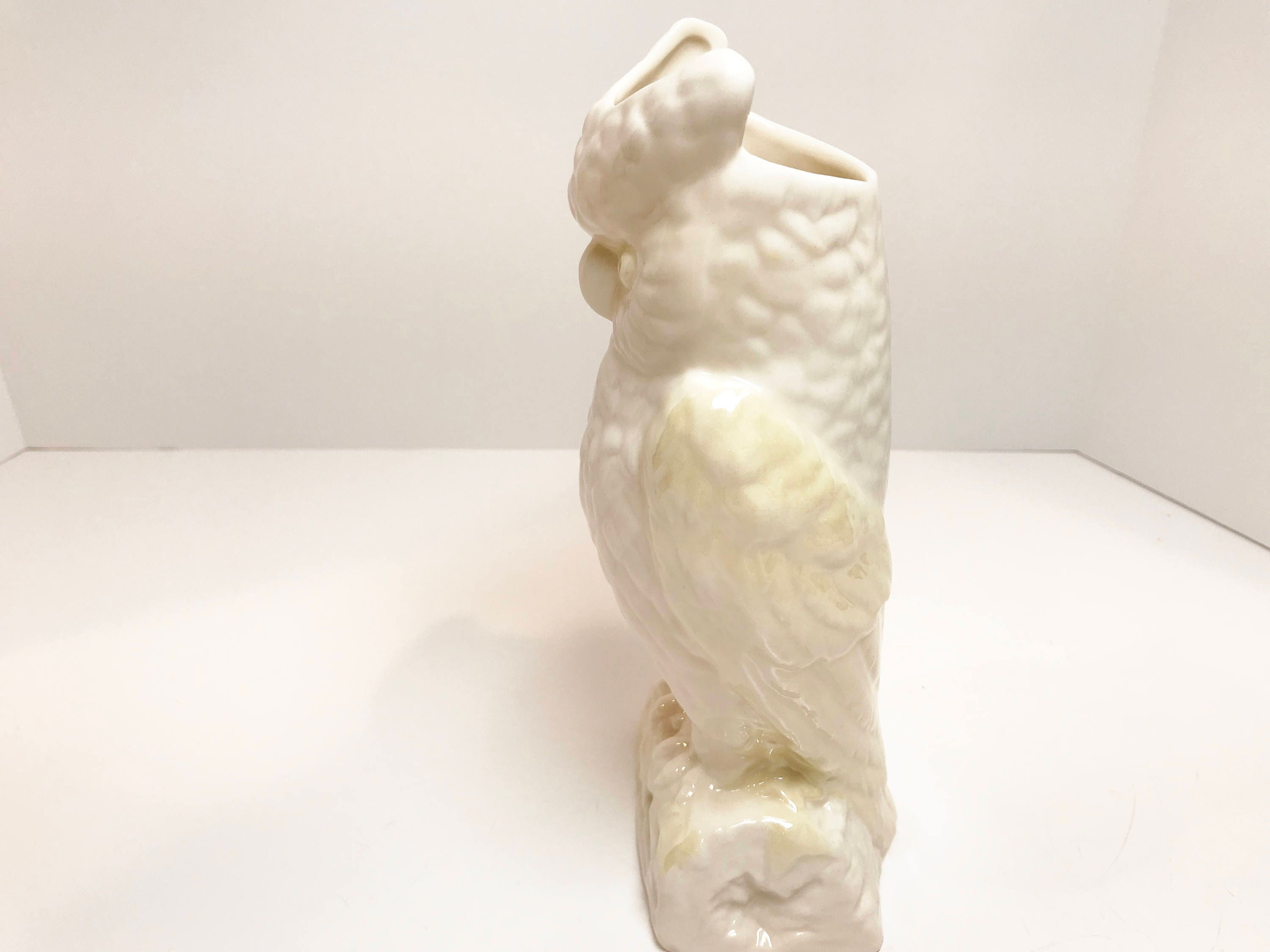 Owl Spill, Belleek Owl Vase, Irish Vase, Belleek China, Irish Porcelain ...