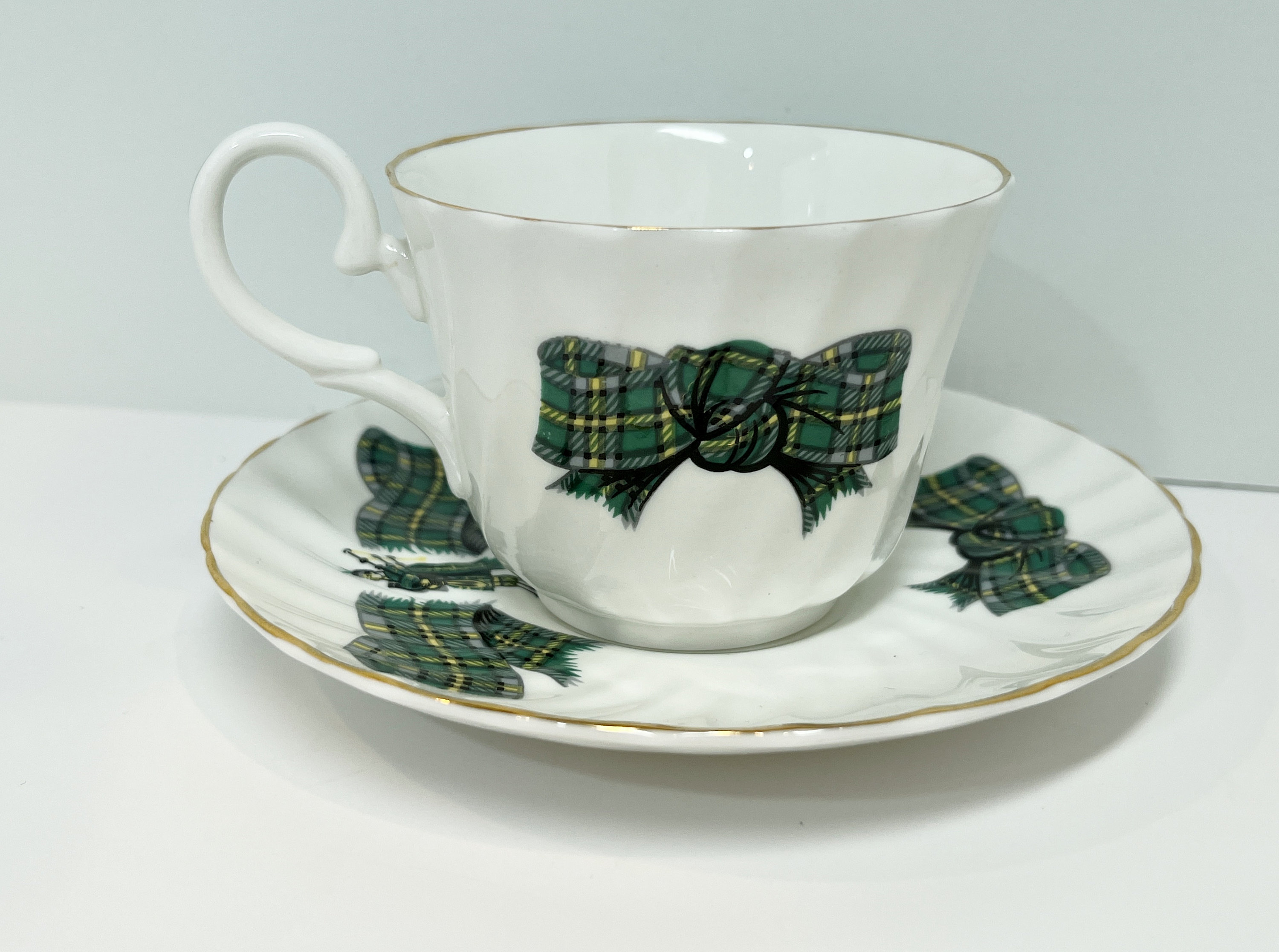 Bagpiper Tea Cup Scottish Tea Cup and Saucer Scotland Tea Cups Cape ...