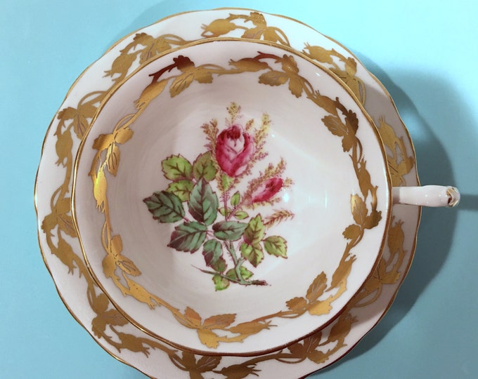 Royal Chelsea Tea Cup and Saucer, Antique Teacups, Hand Painted Tea ...