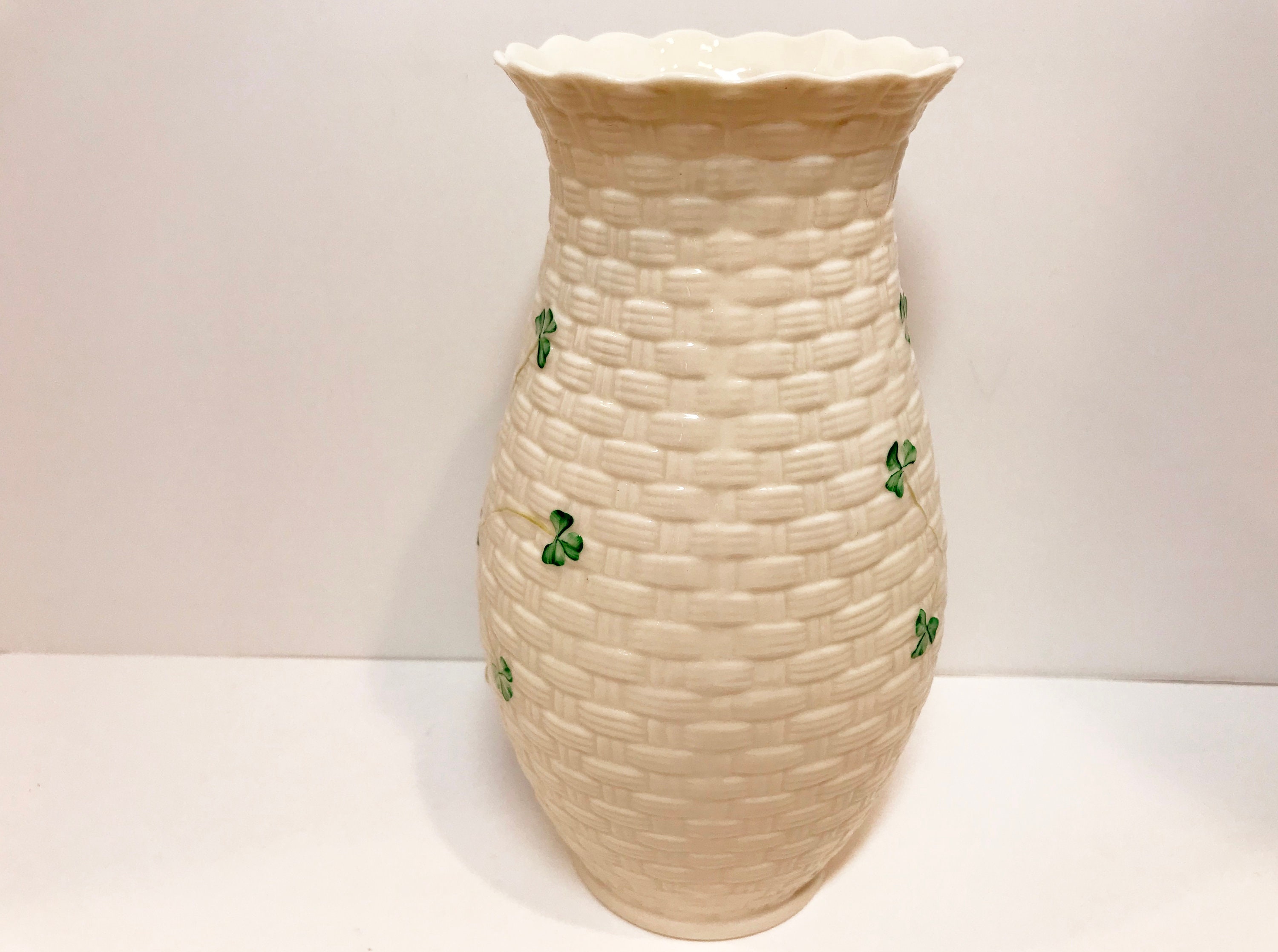 Reserved for SR, Kylemore Vase, Belleek Vase, Irish Vase, Belleek China ...
