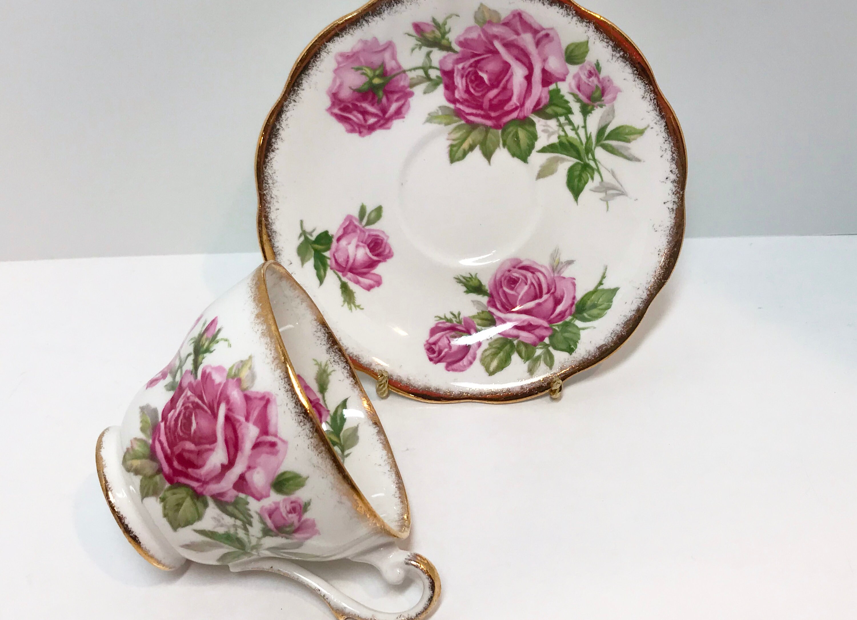 Orleans Rose by Royal Standard Tea Cup and Saucer, Antique Tea Cups ... Orleans Rose by Royal Standard Tea Cup and Saucer, Antique Tea Cups ...