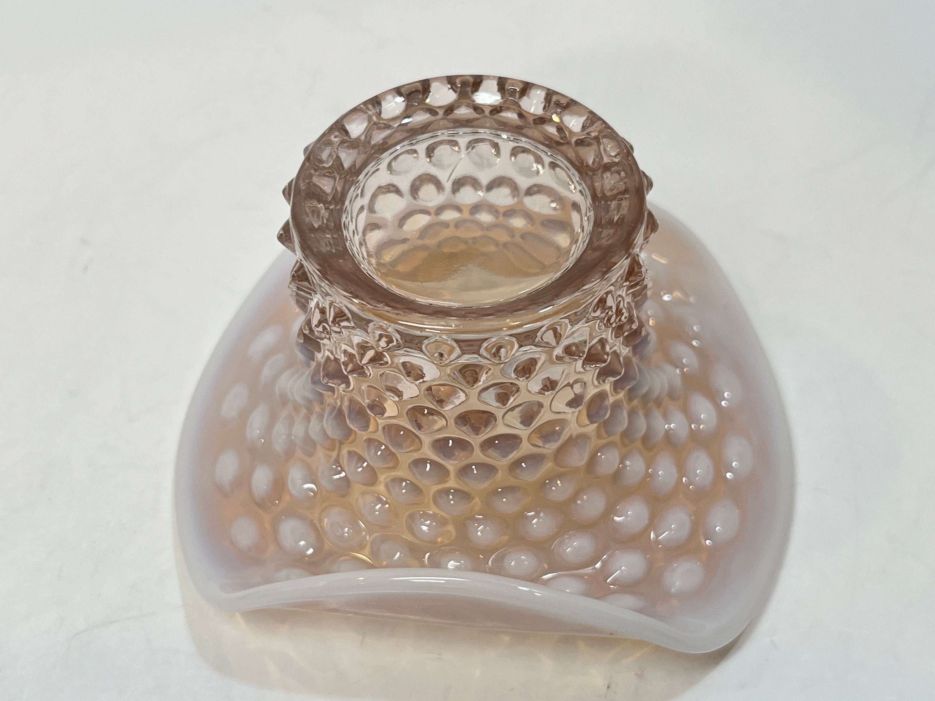 Fenton Top Hat , Window Sill Hat , Toothpick Holder , Opalescent Glass ...