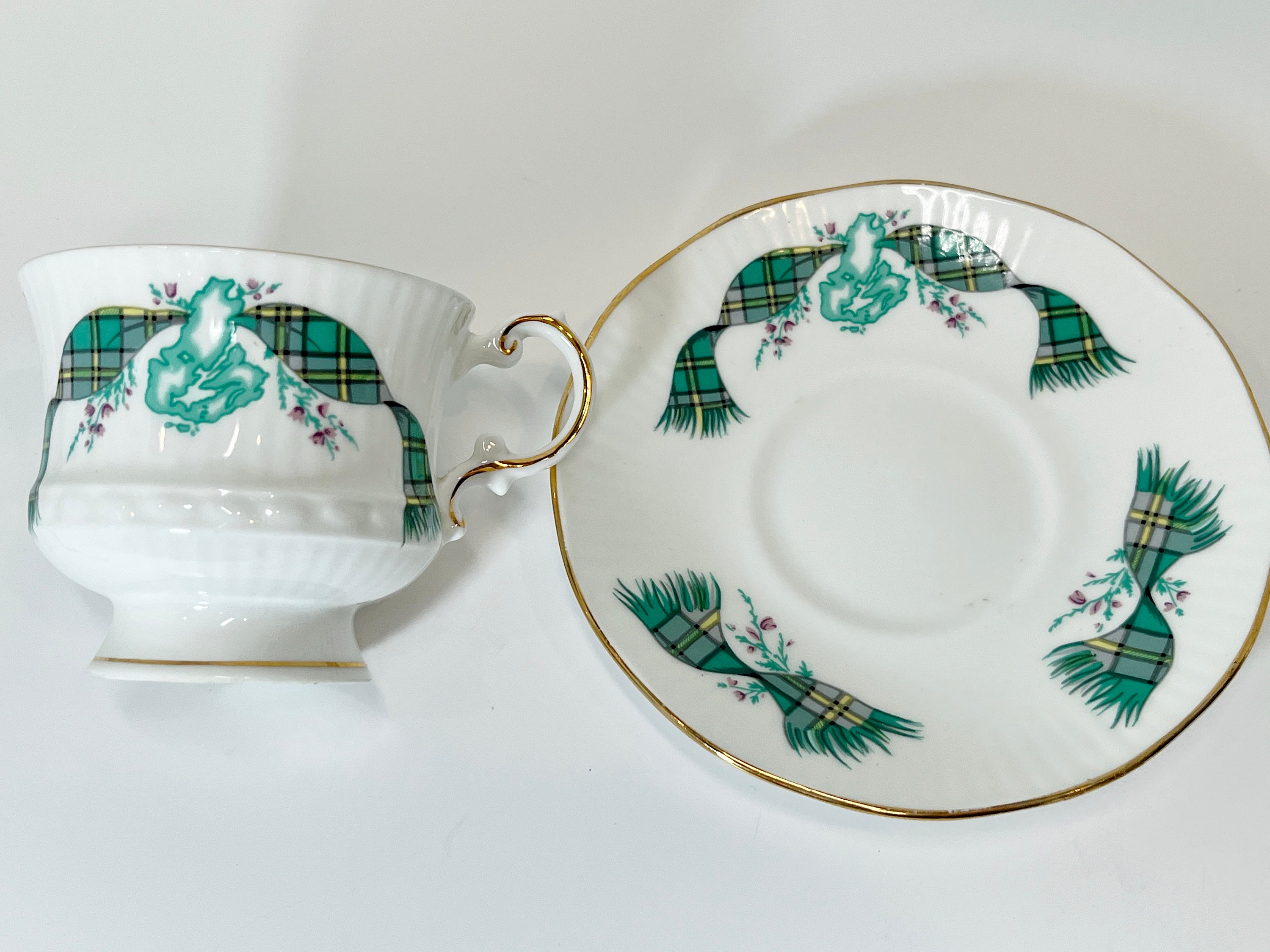 Canadian Tea Cup and Saucer , Cape Breton Island , Canadian Teacup ...