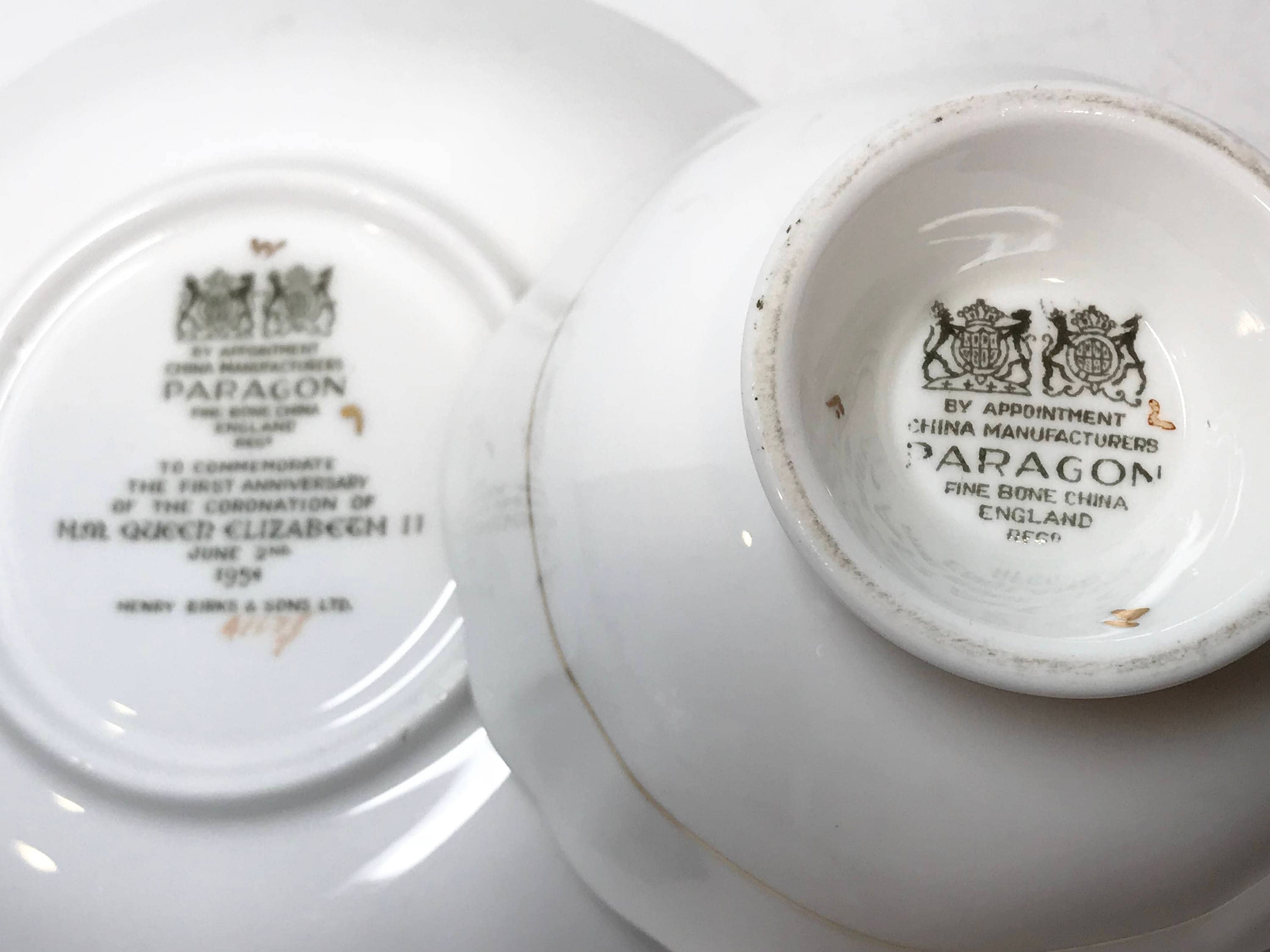 Aqua Paragon Tea Cup and Saucer, Coronation Cup, Aqua Cups, Queen ...