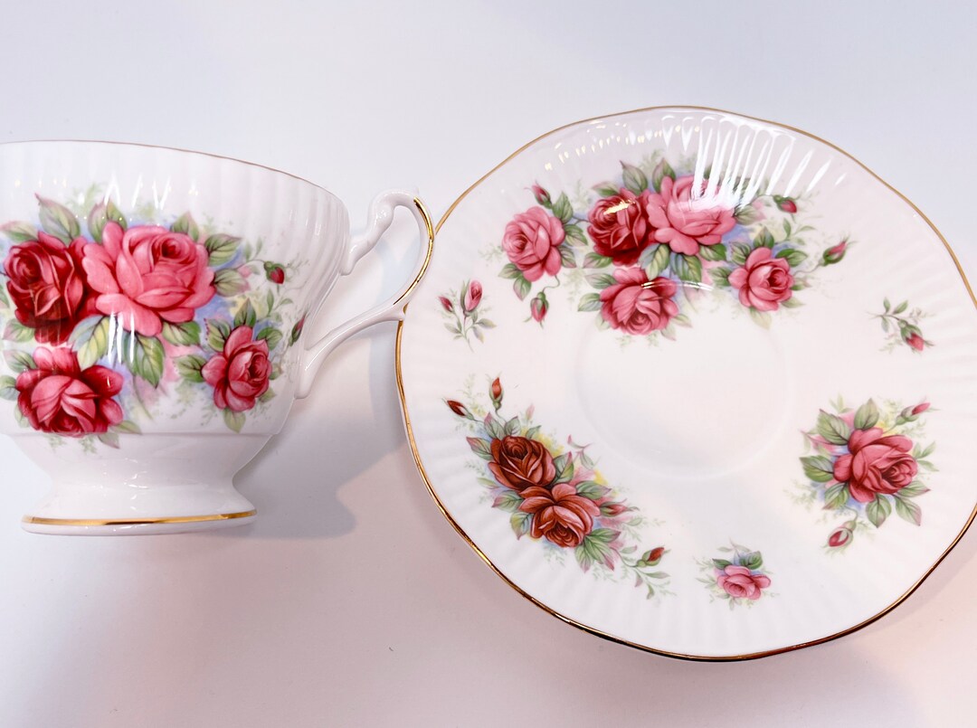 June Birthday Cup, Royal Dover Teacup and Saucer, Antique Teacups ...