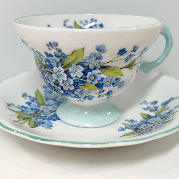 Forget Me Not Teacup - Etsy