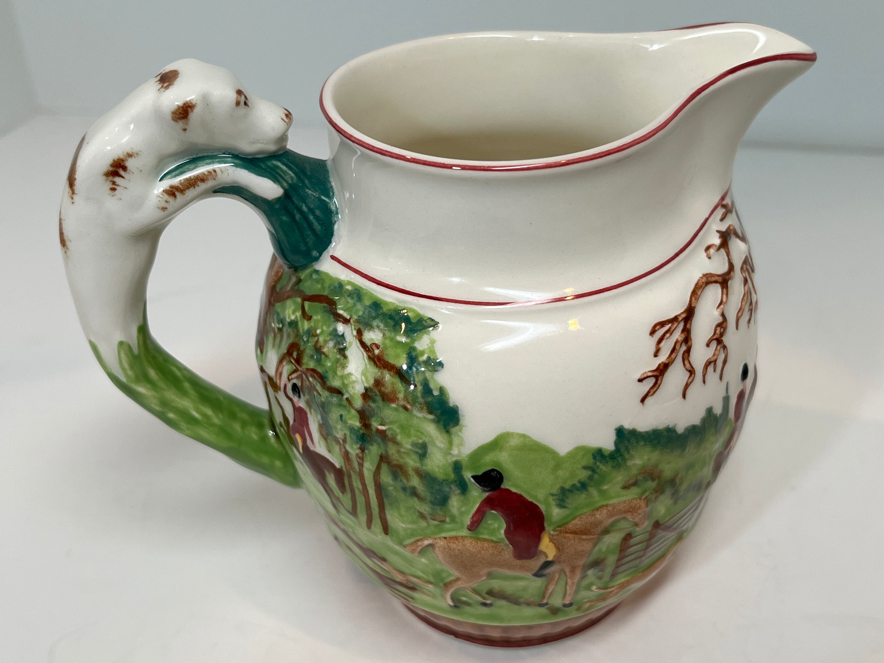 Riding to Hounds Pitcher , Wedgwood Pitcher , Hound Handle Pitcher ...