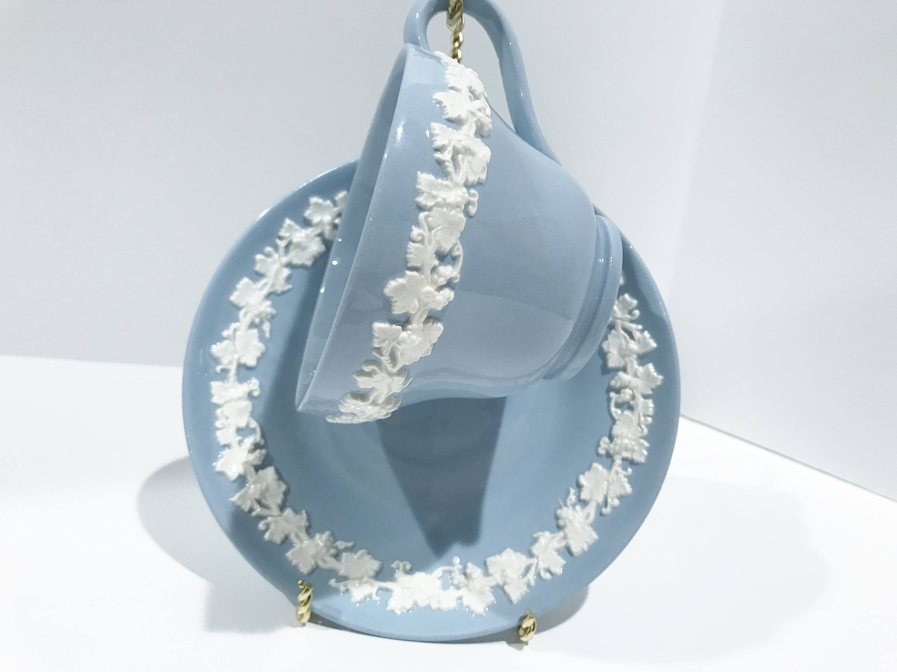 Wedgwood Tea Cup and Saucer, Queensware Tea Cup, Vintage Tea Cups, Blue ...