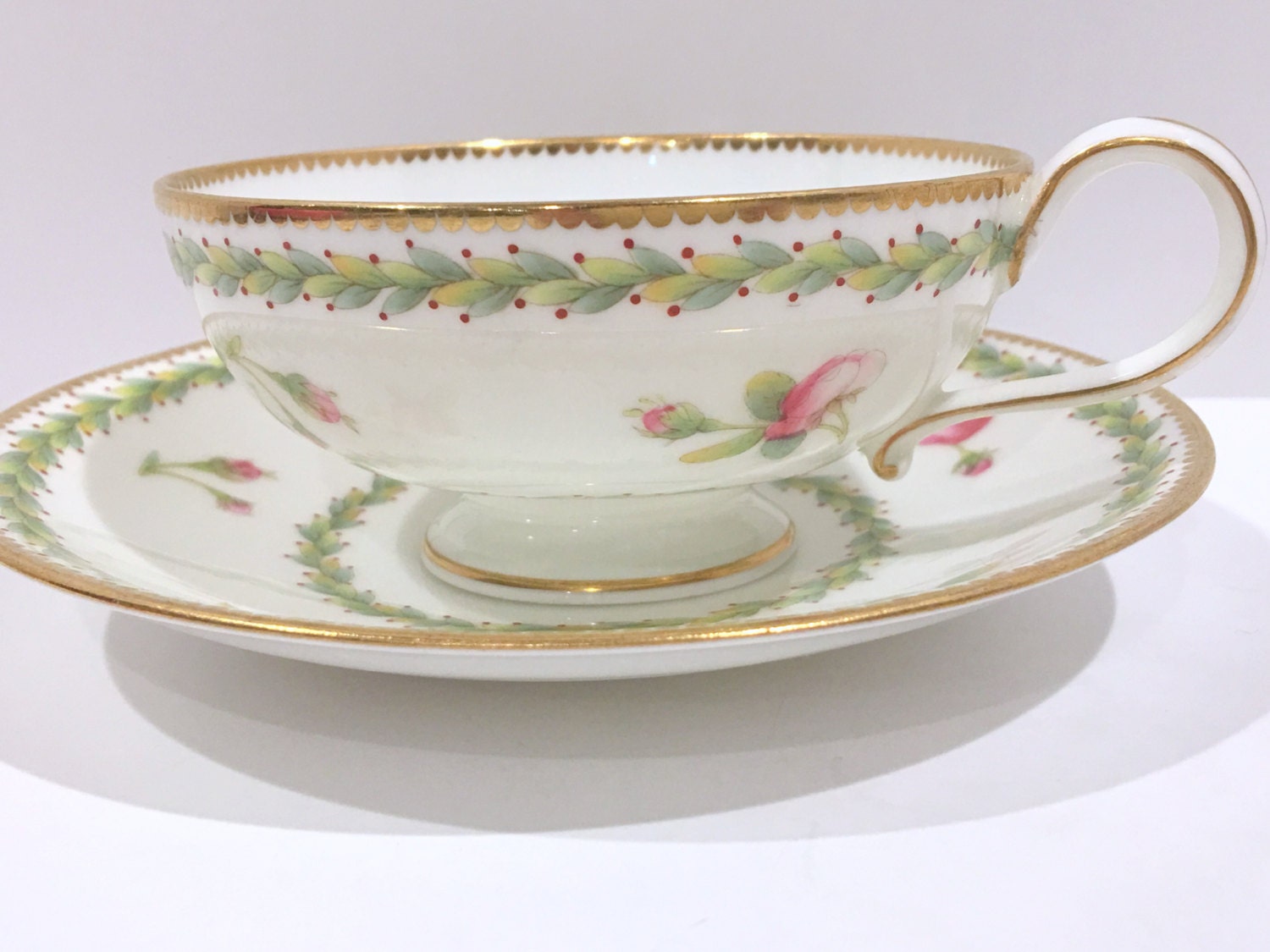 Gilman Collamore Tea Cup and Saucer, BWM Co Cup, Brown Westhead Moore ...