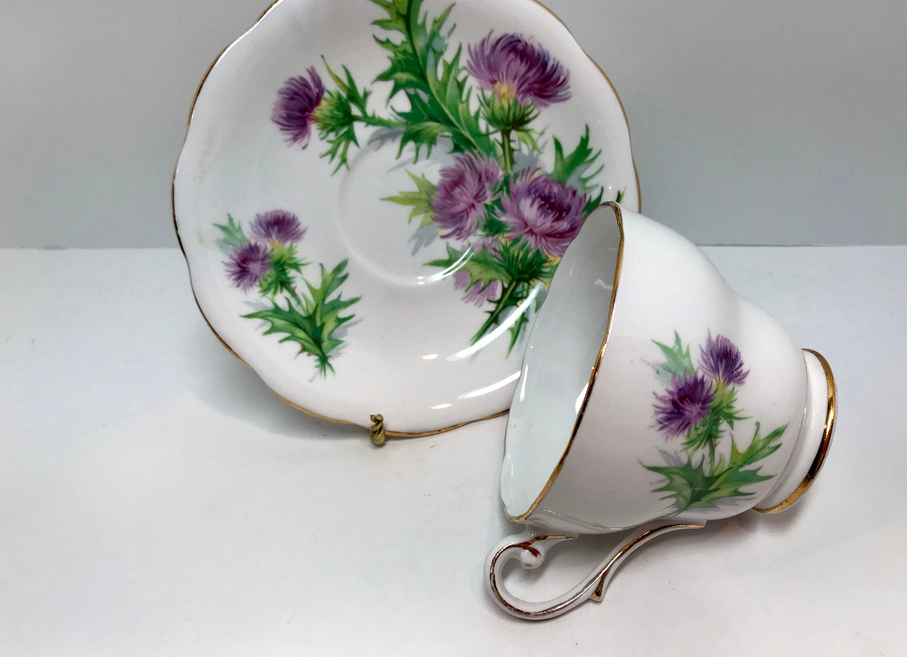 Royal Standard Tea Cup and Saucer, Scots Emblem, Scottish Cup, Scottish ...