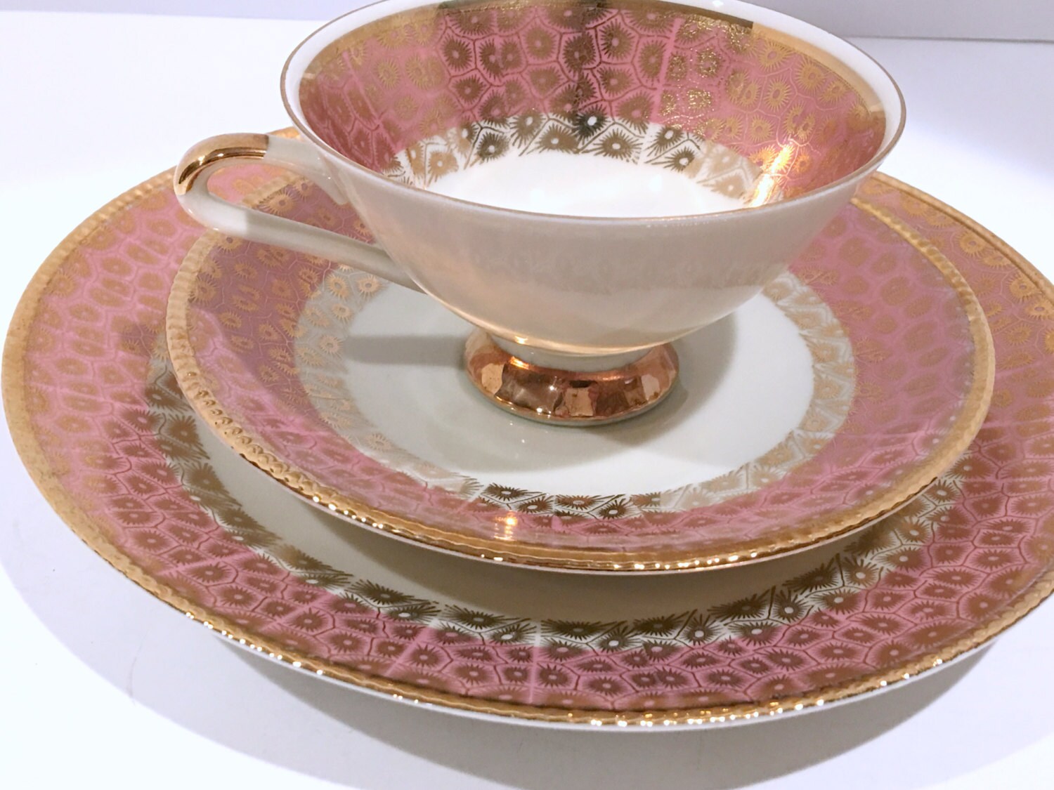 Bavarian Plate Tea Cup and Saucer, Bavarian Tea Cups, Heinrich ...