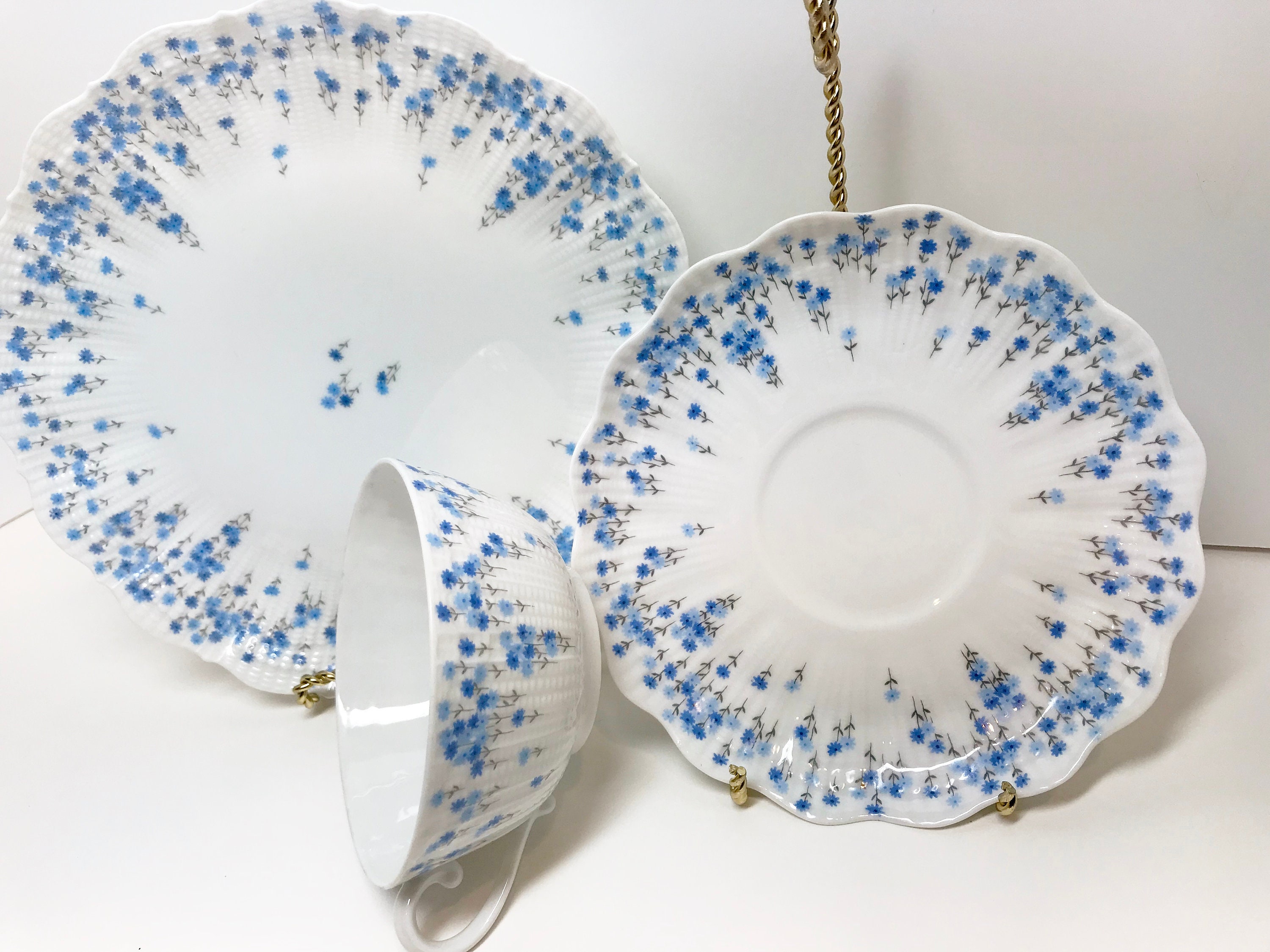 Tiffany and Co, Limoges Tea Cup and Saucer and Plate, Limoges Trio ...
