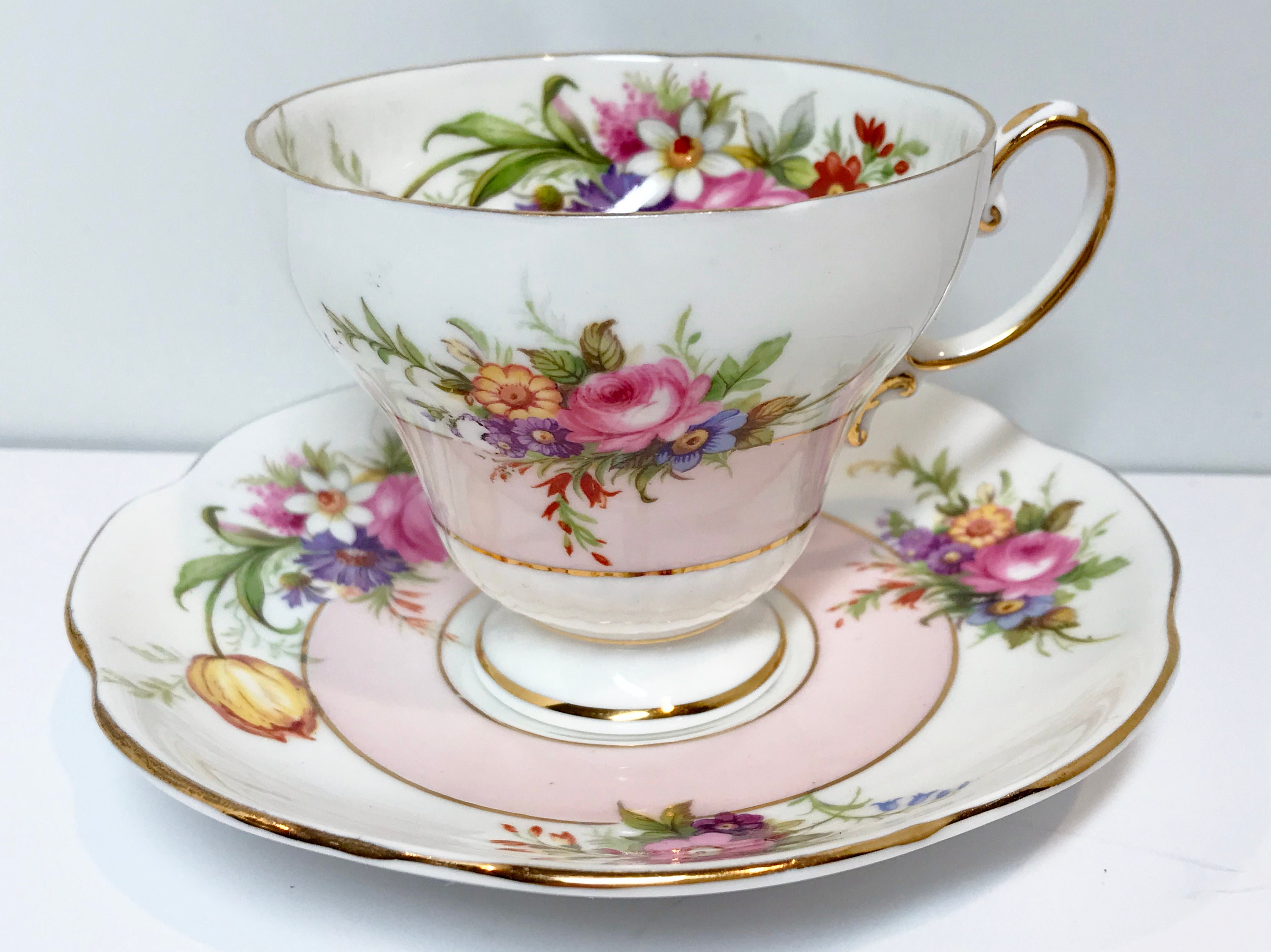 Reserved for A, EB Foley Teacup and Saucer, E B Foley Teacups and ...