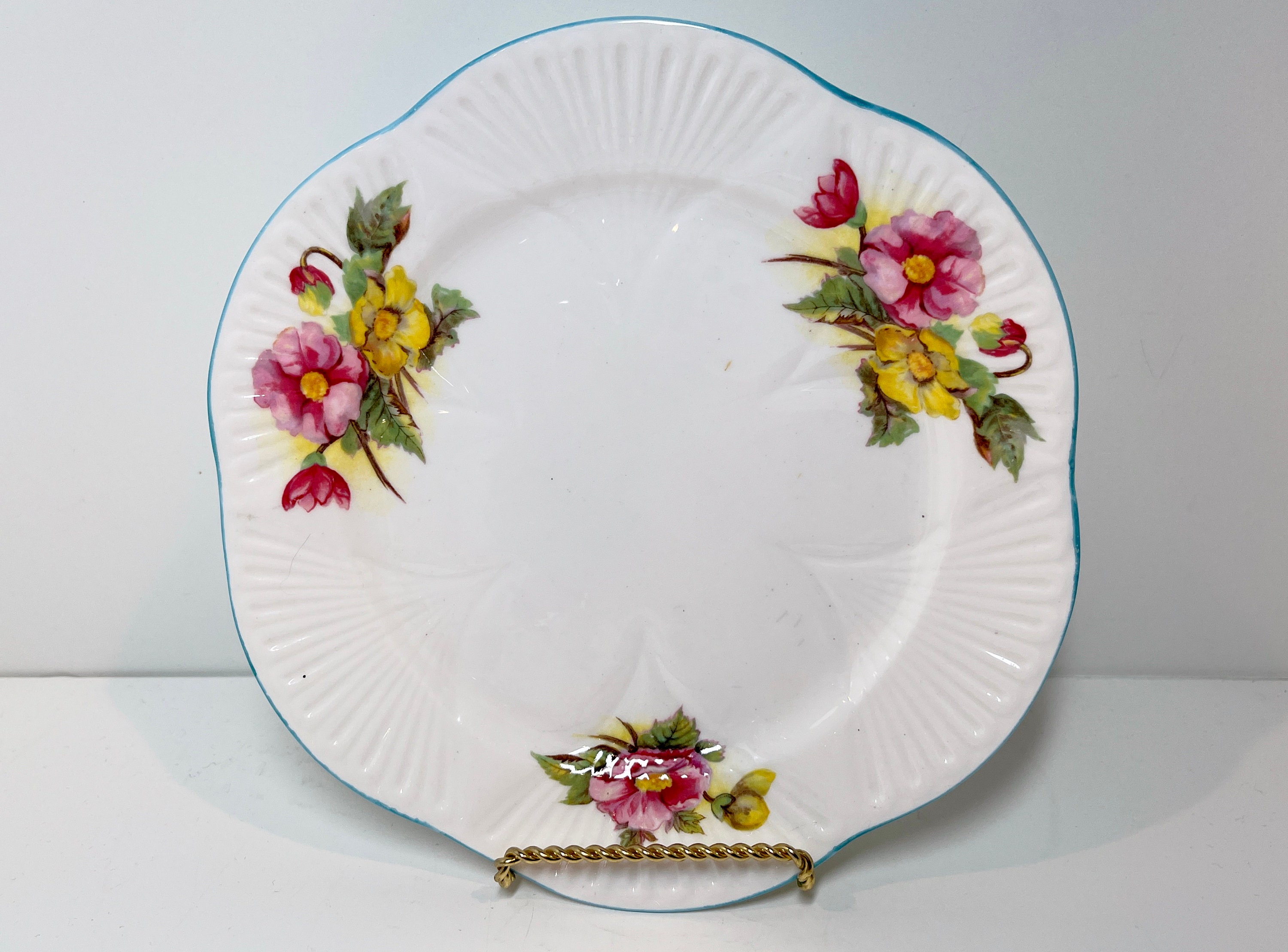 Shelley Plate, Shelley Begonia Pattern, Shelley Teacups and Saucers ...