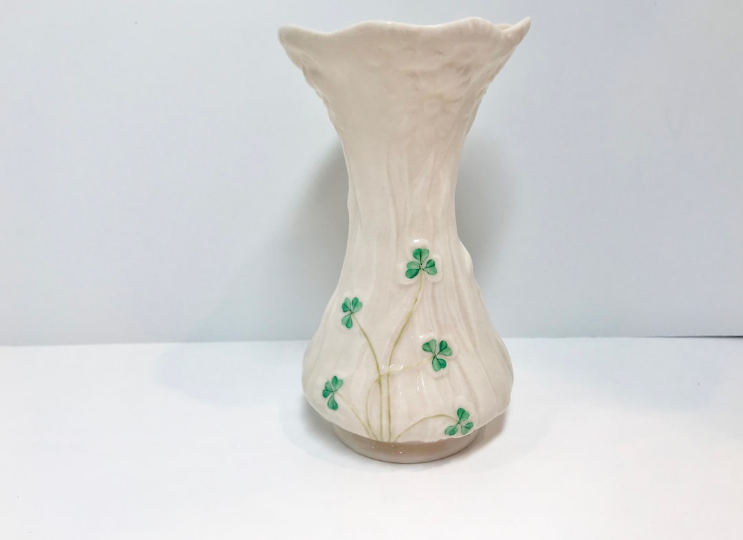 Belleek Shamrock Vase, Belleek Daisy Spill, Belleek China, Irish ...