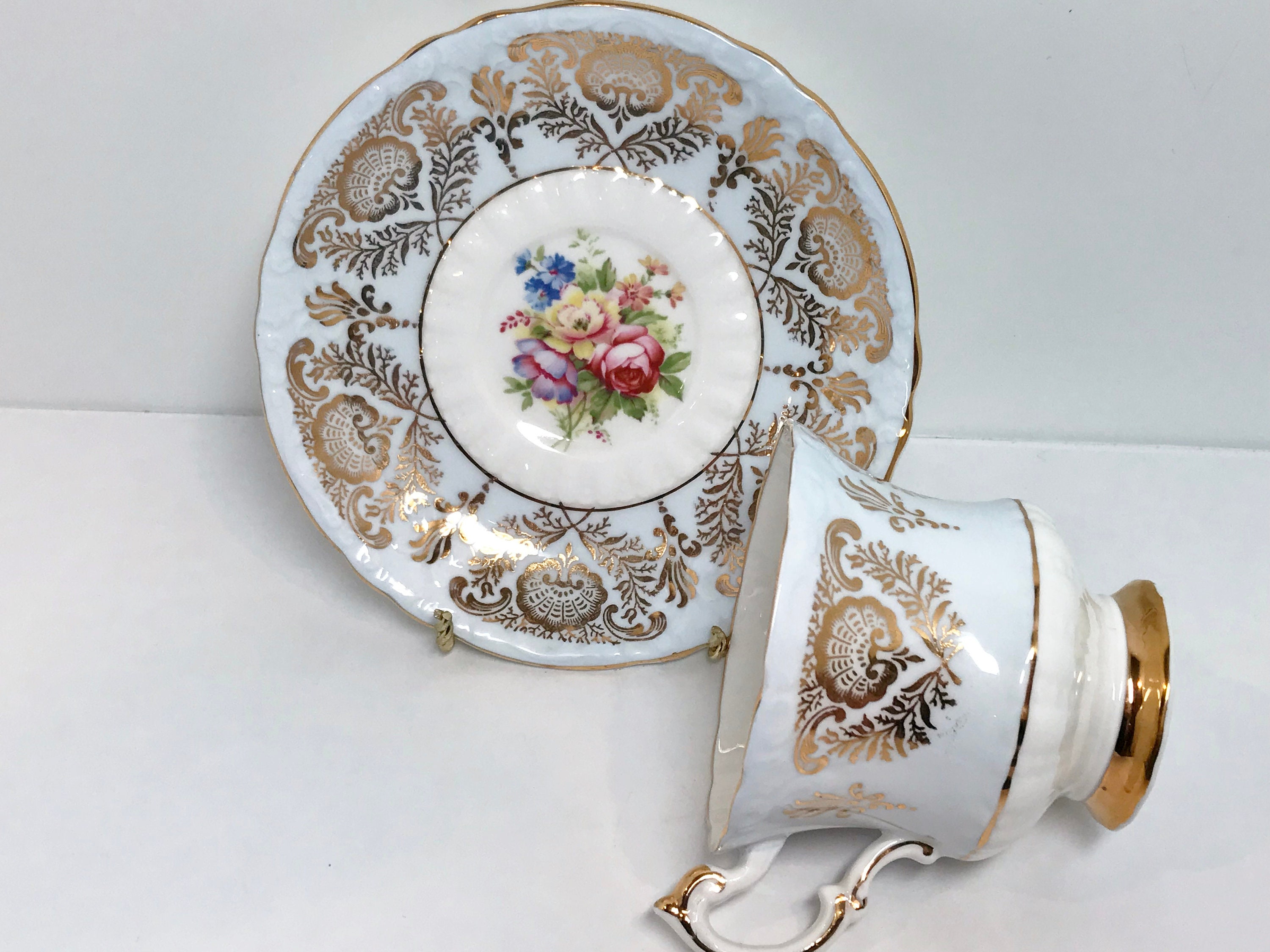 Paragon Tea Cup and Saucer, English China Cups, Antique Tea Cups ...