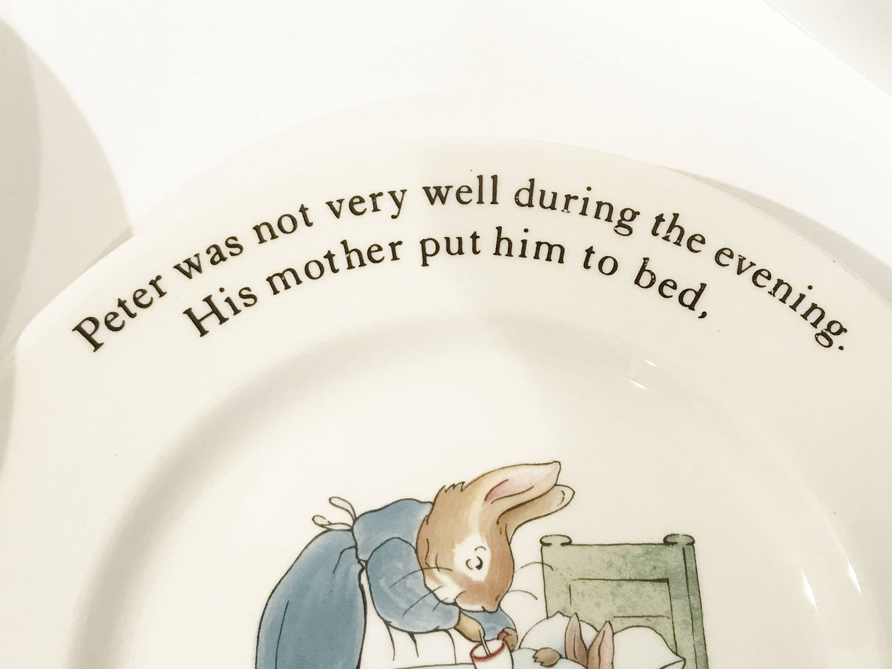 Wedgwood Peter Rabbit Bowl and Plate, Beatrix Potter, Childs Plate and ...