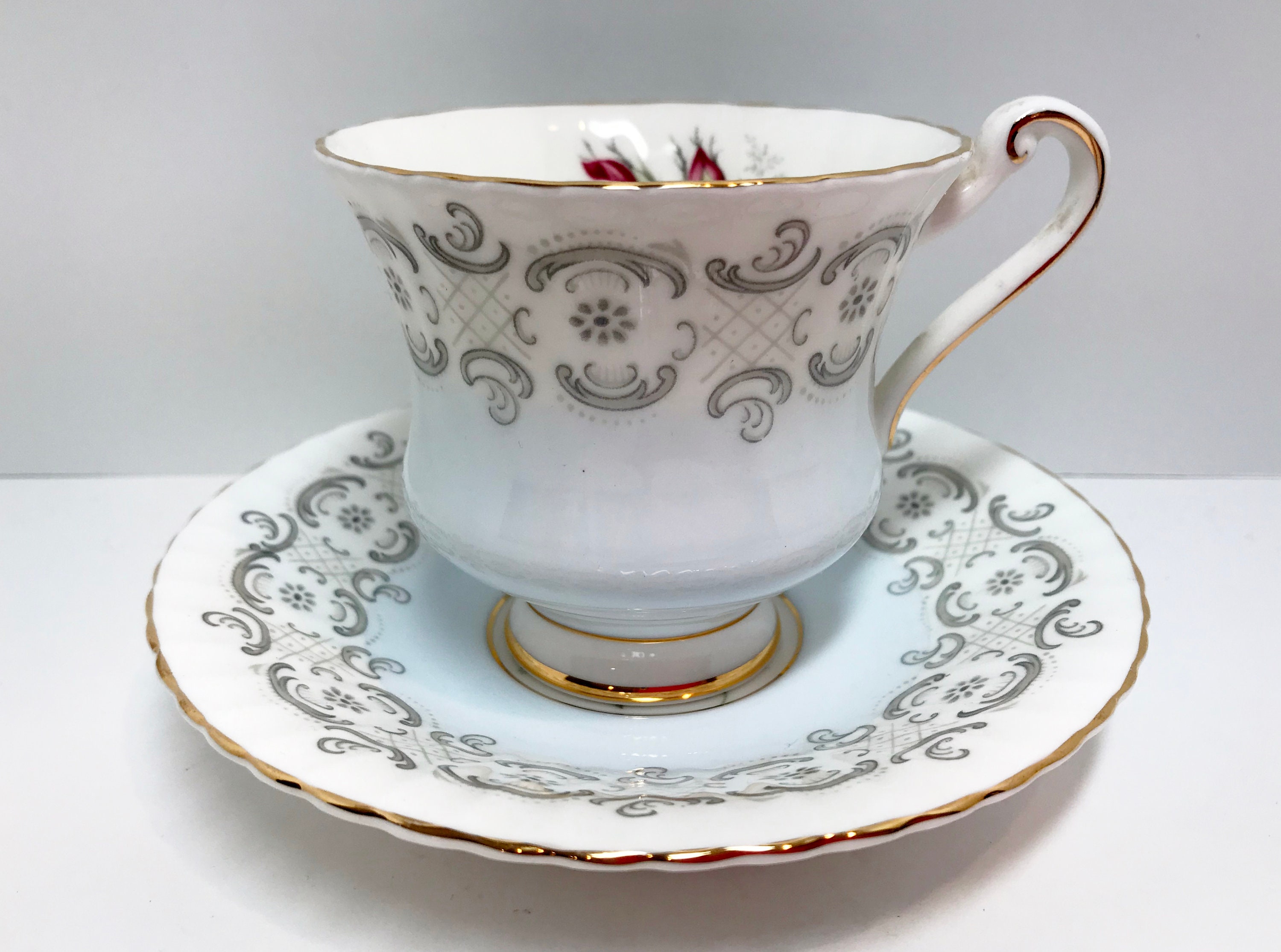 Paragon Tea Cup and Saucer, Floral Tea Cups, English China Cups ...