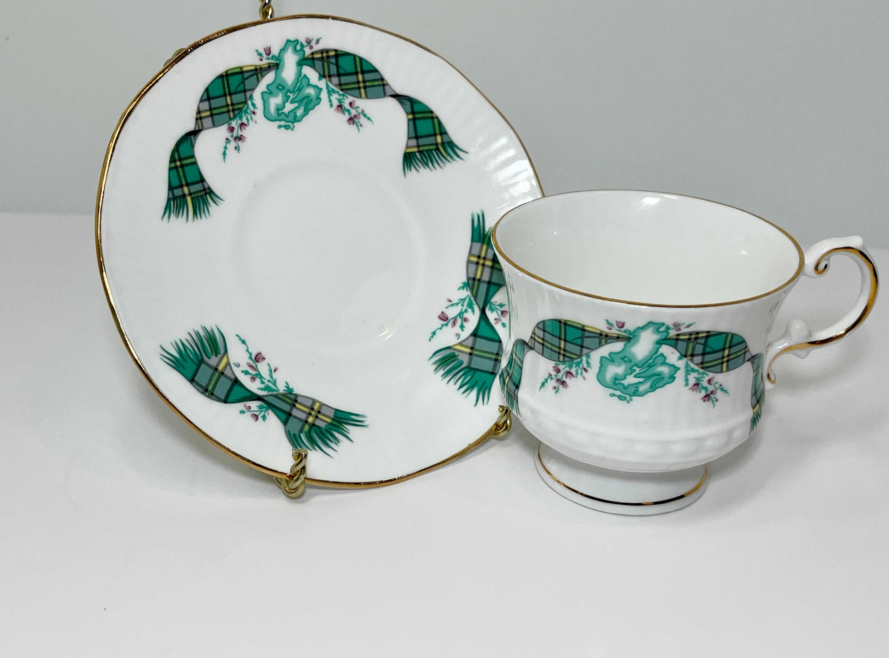 Canadian Tea Cup and Saucer , Cape Breton Island , Canadian Teacup ...