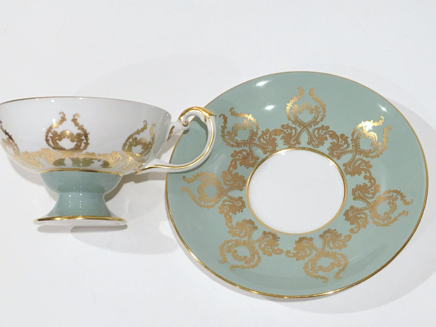 Aynsley Tea Cup and Saucer, Aynsley Signed Cup, English Tea Set ...
