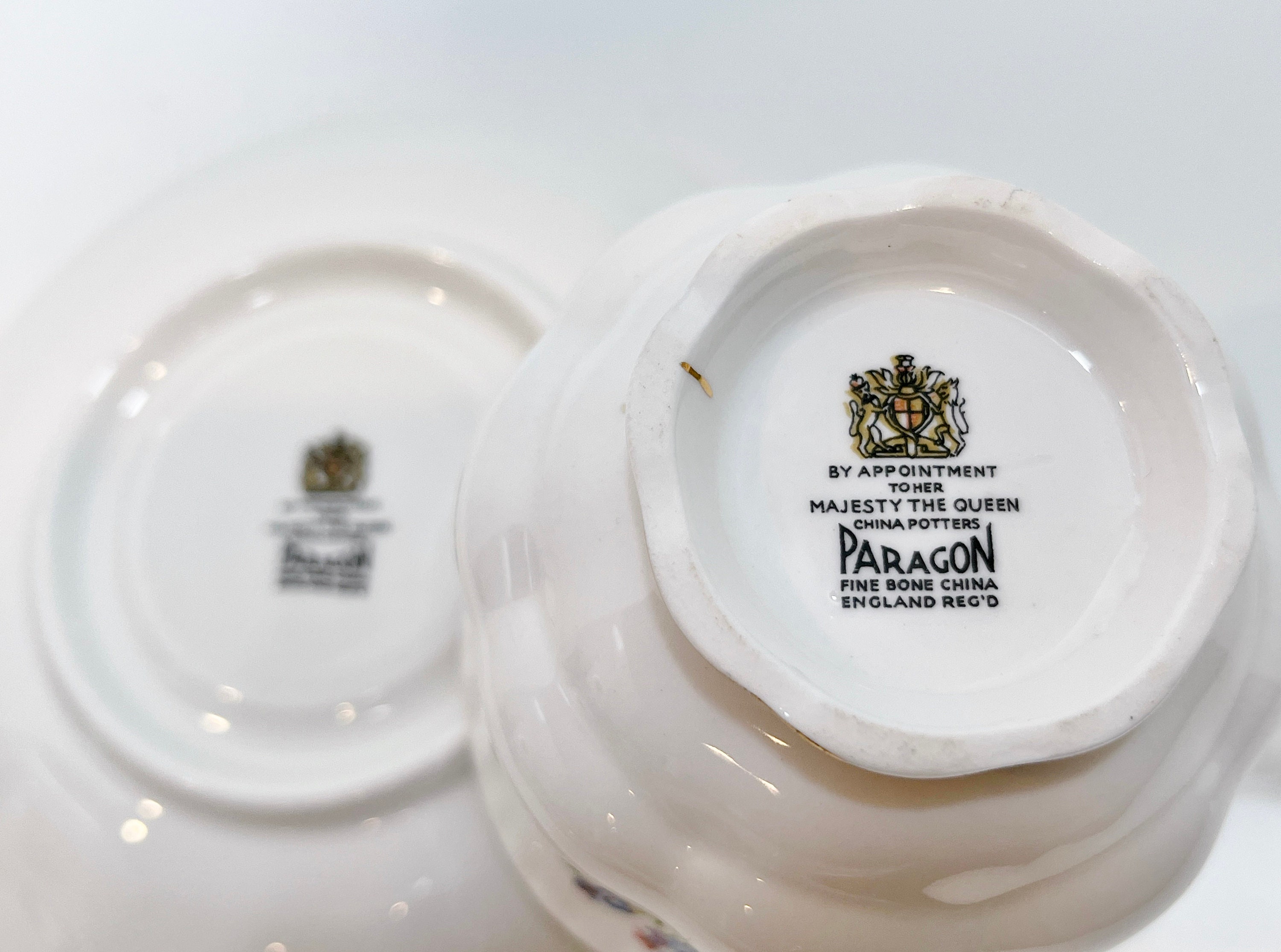 Forget Me Not Teacup and Saucer by Paragon Bone China, Paragon Teacup ...