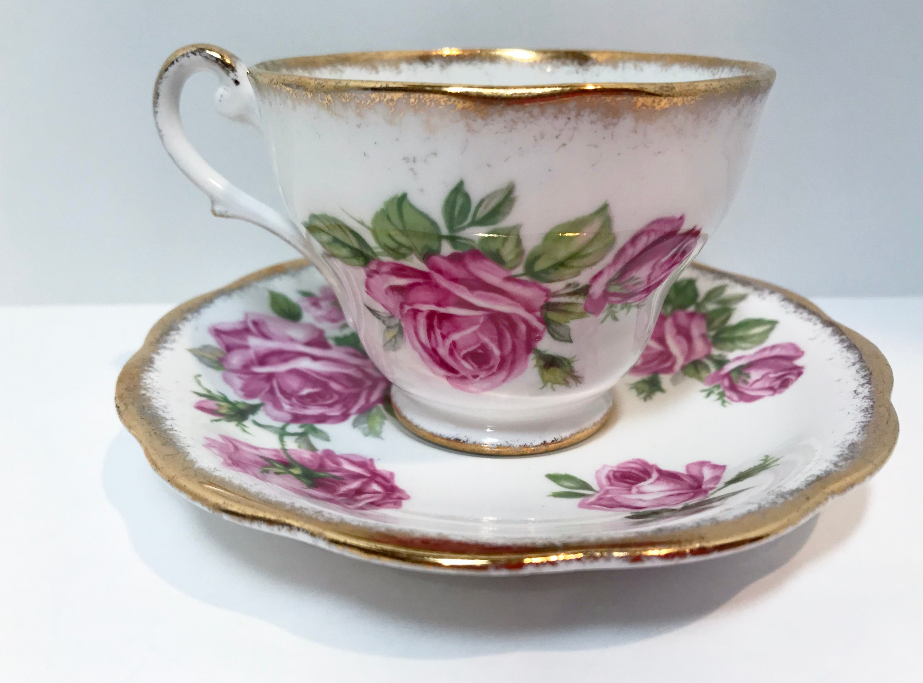Orleans Rose by Royal Standard Tea Cup and Saucer, Antique Tea Cups ... Orleans Rose by Royal Standard Tea Cup and Saucer, Antique Tea Cups ...
