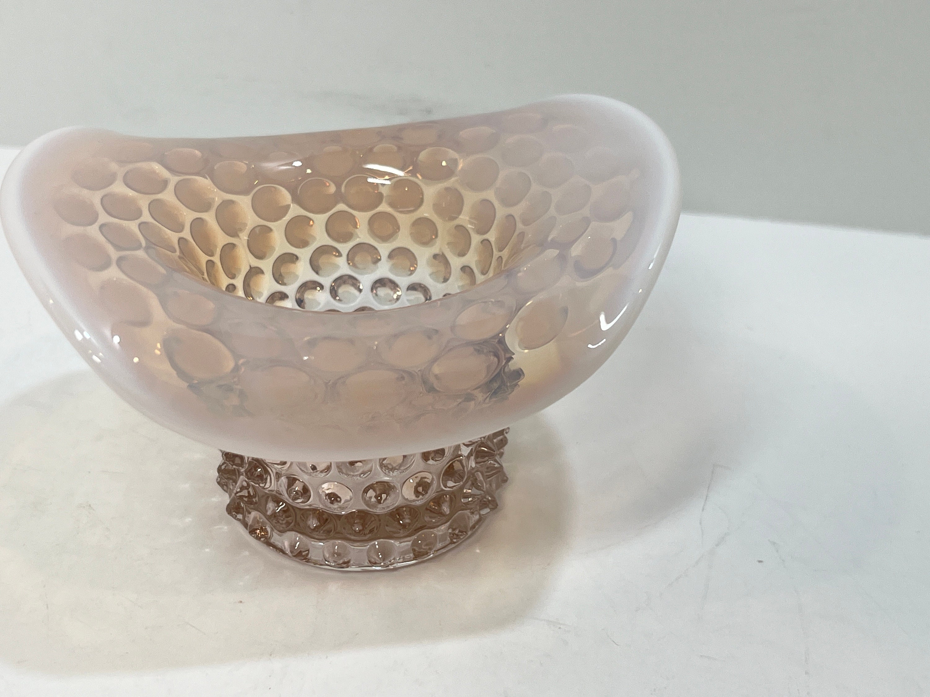 Fenton Top Hat , Window Sill Hat , Toothpick Holder , Opalescent Glass ...