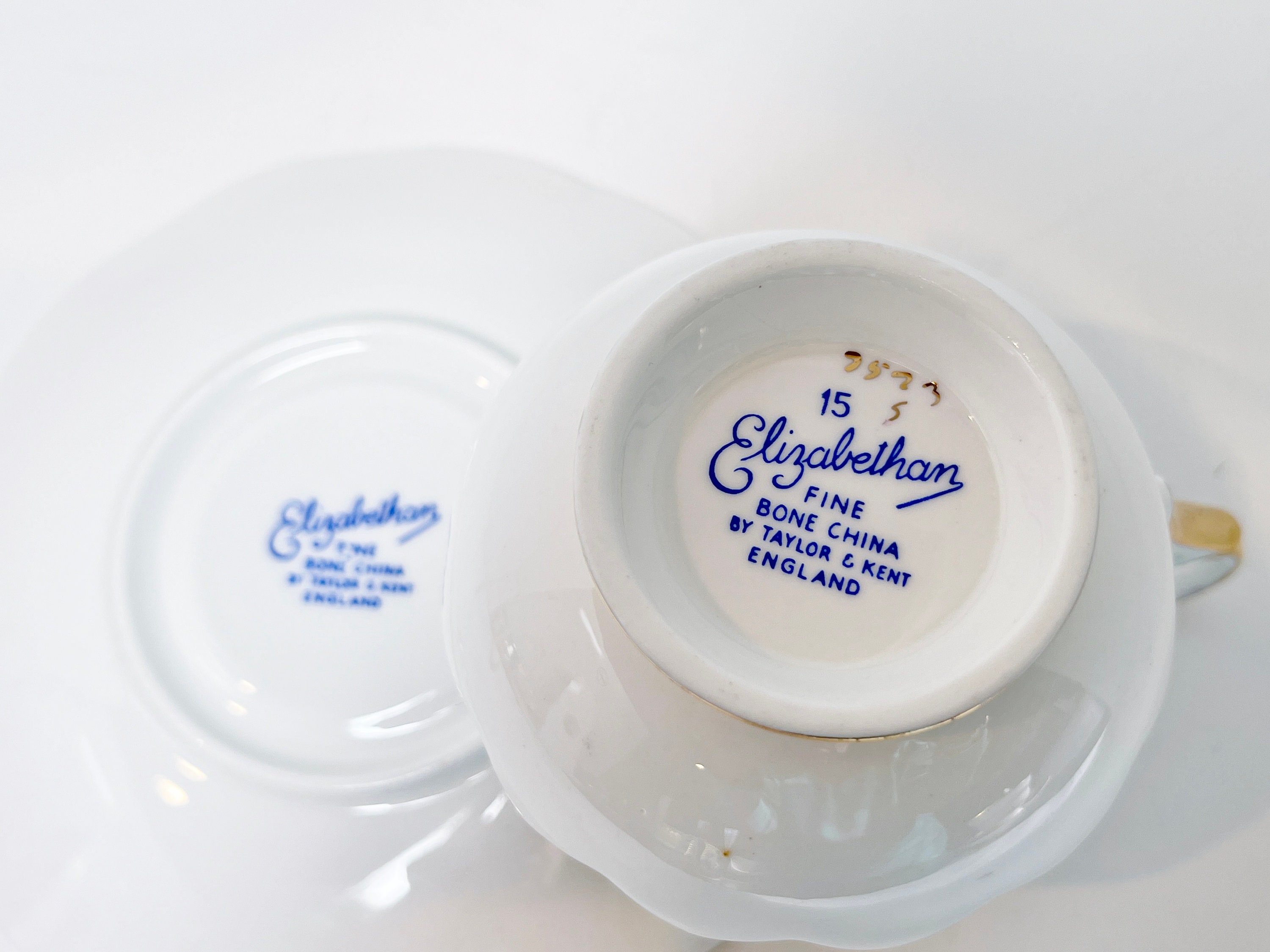 Friendship Cup, Elizabethan Tea Cup, Blue White Ware, Blue Rose Tea ...