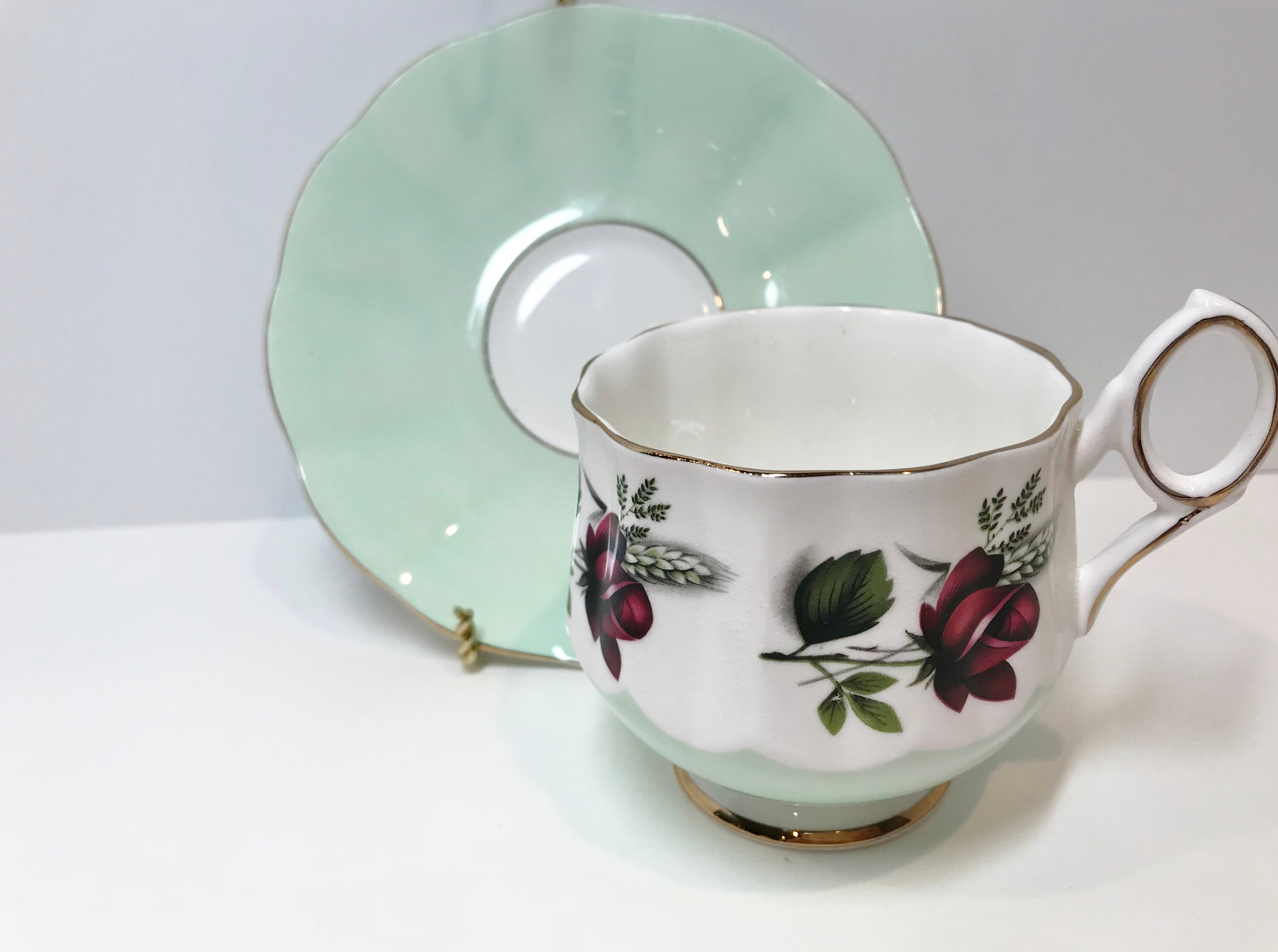 Friendship Cup, Elizabethan Tea Cup, Red Rose Tea Cups, Antique Tea ...
