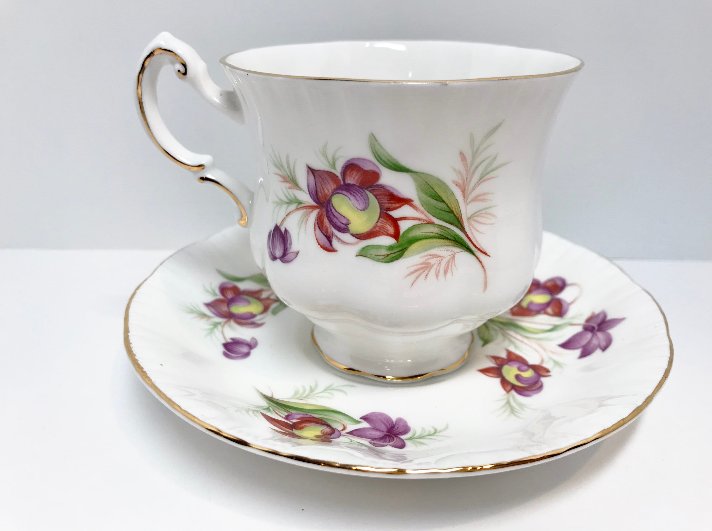 Pitcher Plant Teacup, Newfoundland Flower, Paragon Tea Cups, Canadian ...