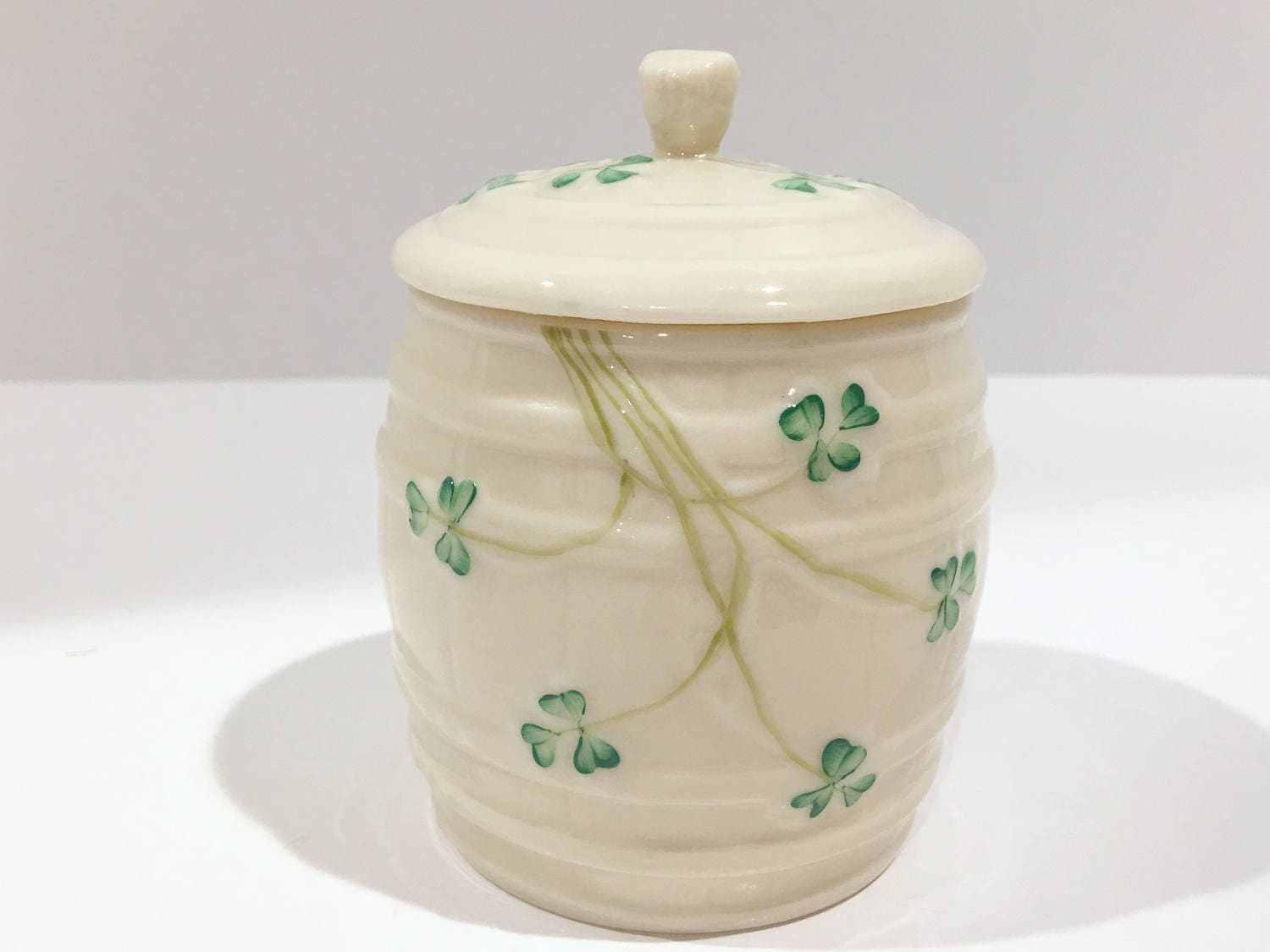 Reserved for SR, Belleek Jar, Irish Porcelain, Irish China, Irish Bowl ...