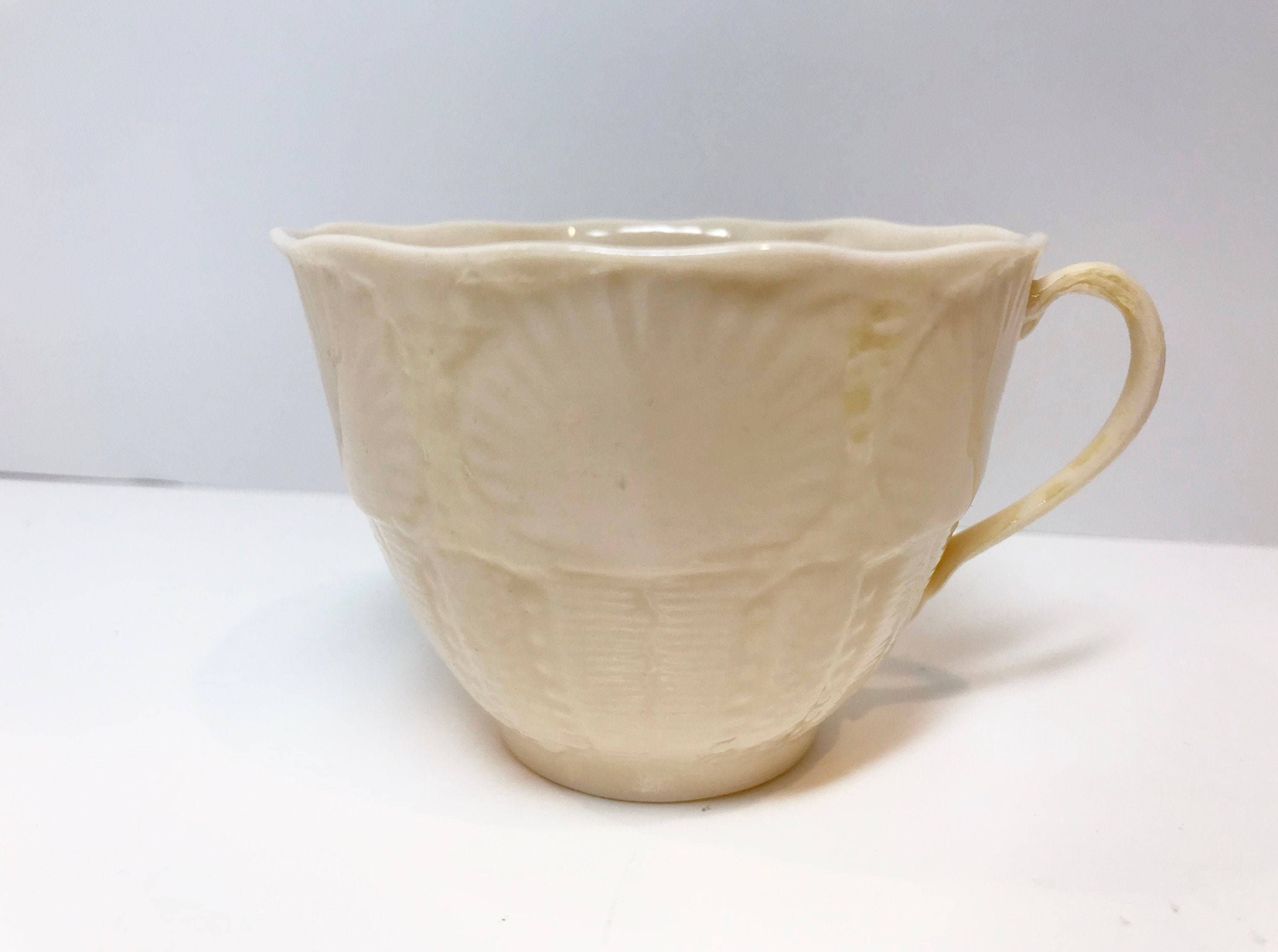 Belleek Tea Cup, Irish Tea Cup, Shell Belleek China, Irish Porcelain ...