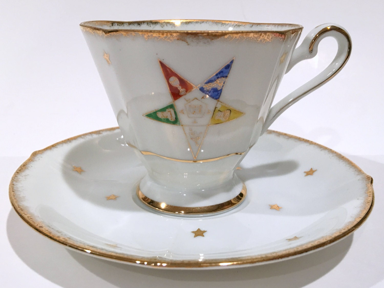 OES Tea Cup and Saucer, Order of Eastern Star Cup, Japanese Cups ...