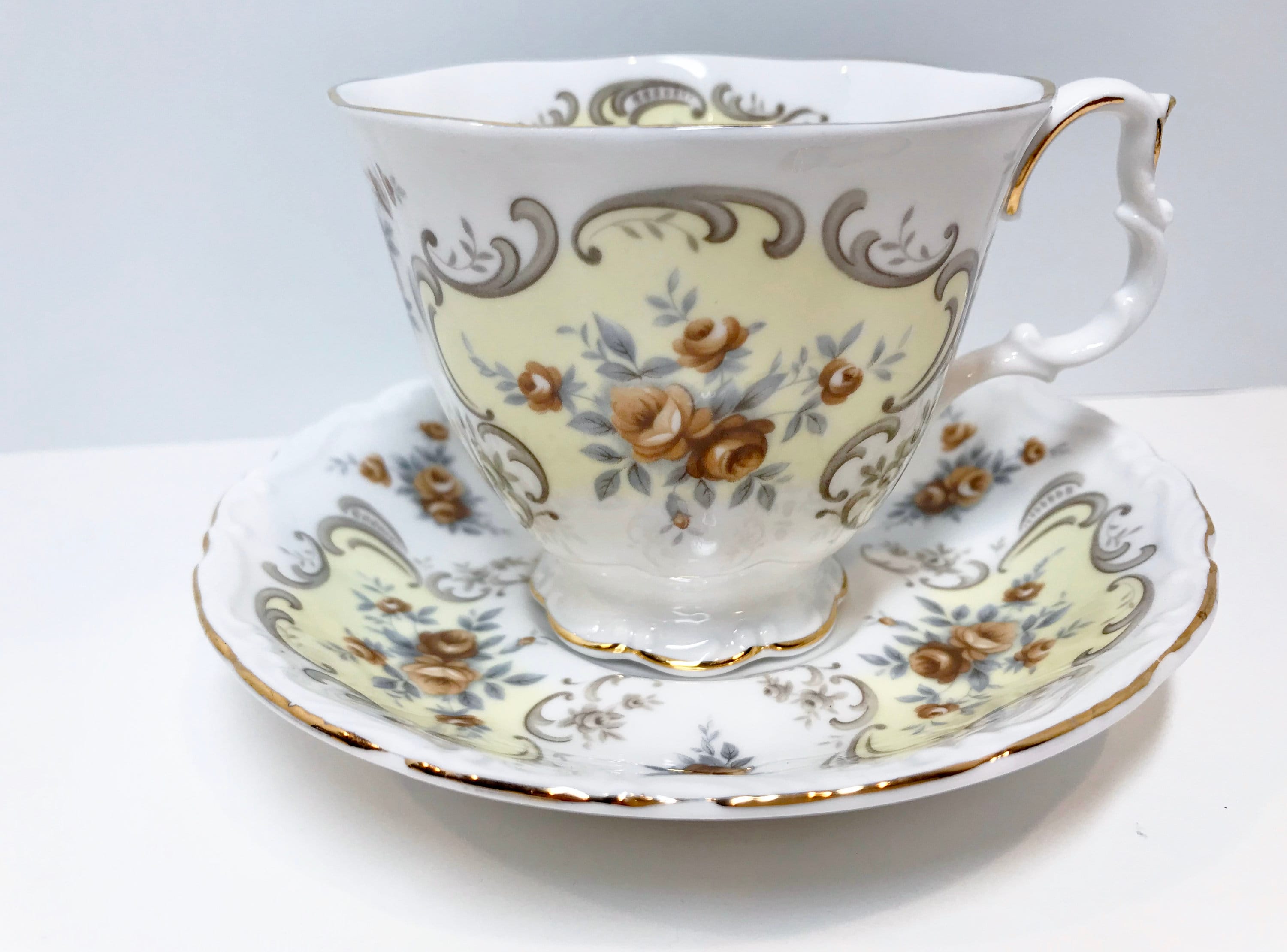 September Song Royal Albert Tea Cup and Saucer, Bone China Cups ...