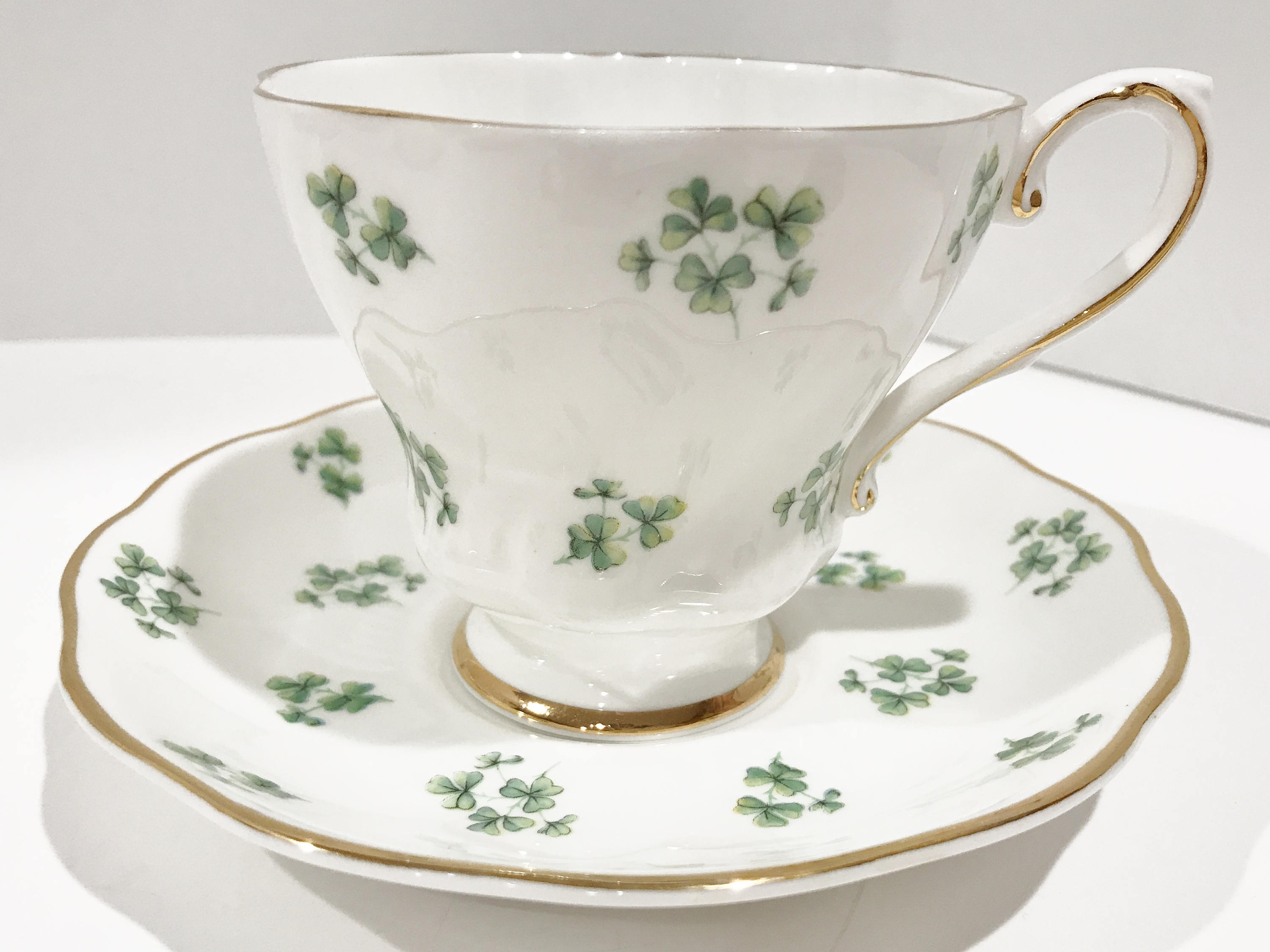 Sold, Reserved for SR, Royal Grafton Shamrock Tea Cup and Saucer ...