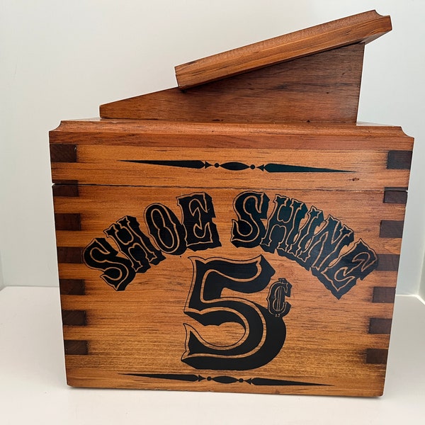 Shoe Shine Box - Etsy