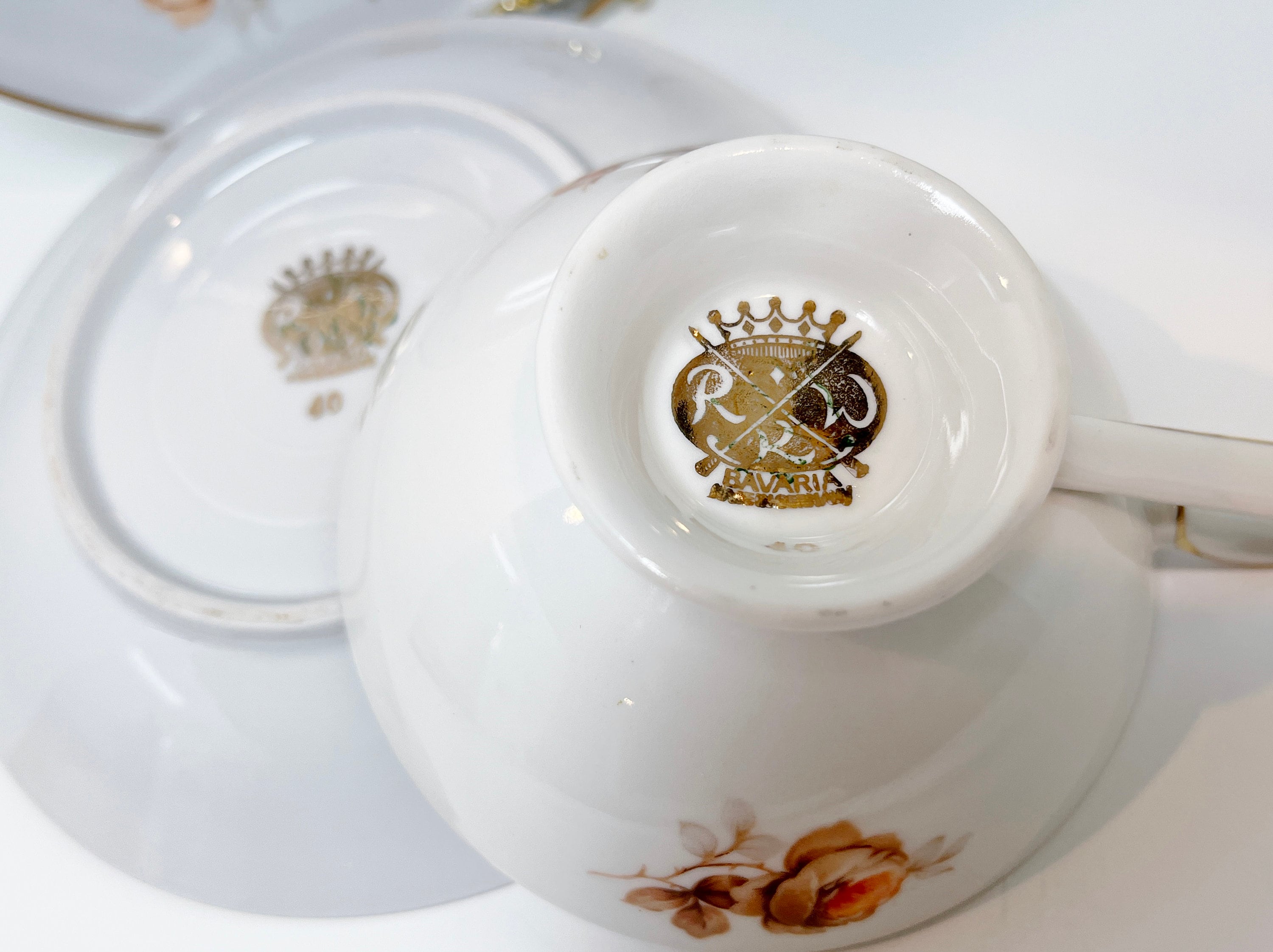 Stellar RWK Teacup and Saucer , Bavarian Tea Cup , Rudolf Wachter ...