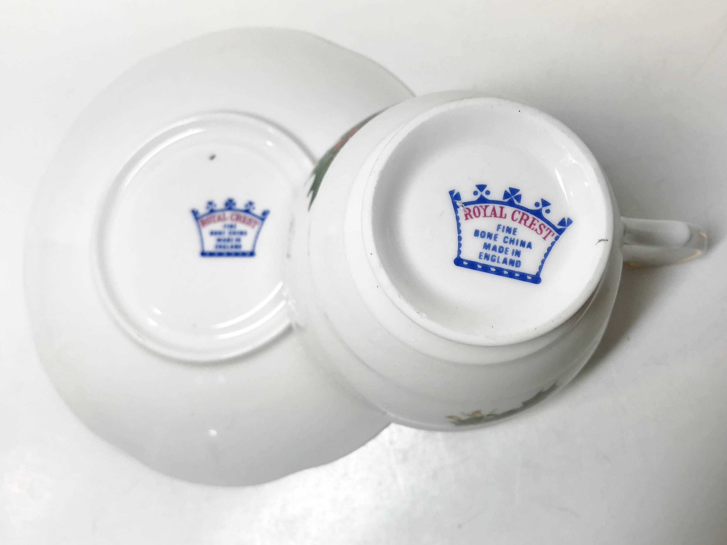 Royal Crest Tea Cup and Saucer, Christmas Cup, Holiday Cup, Yuletide ...