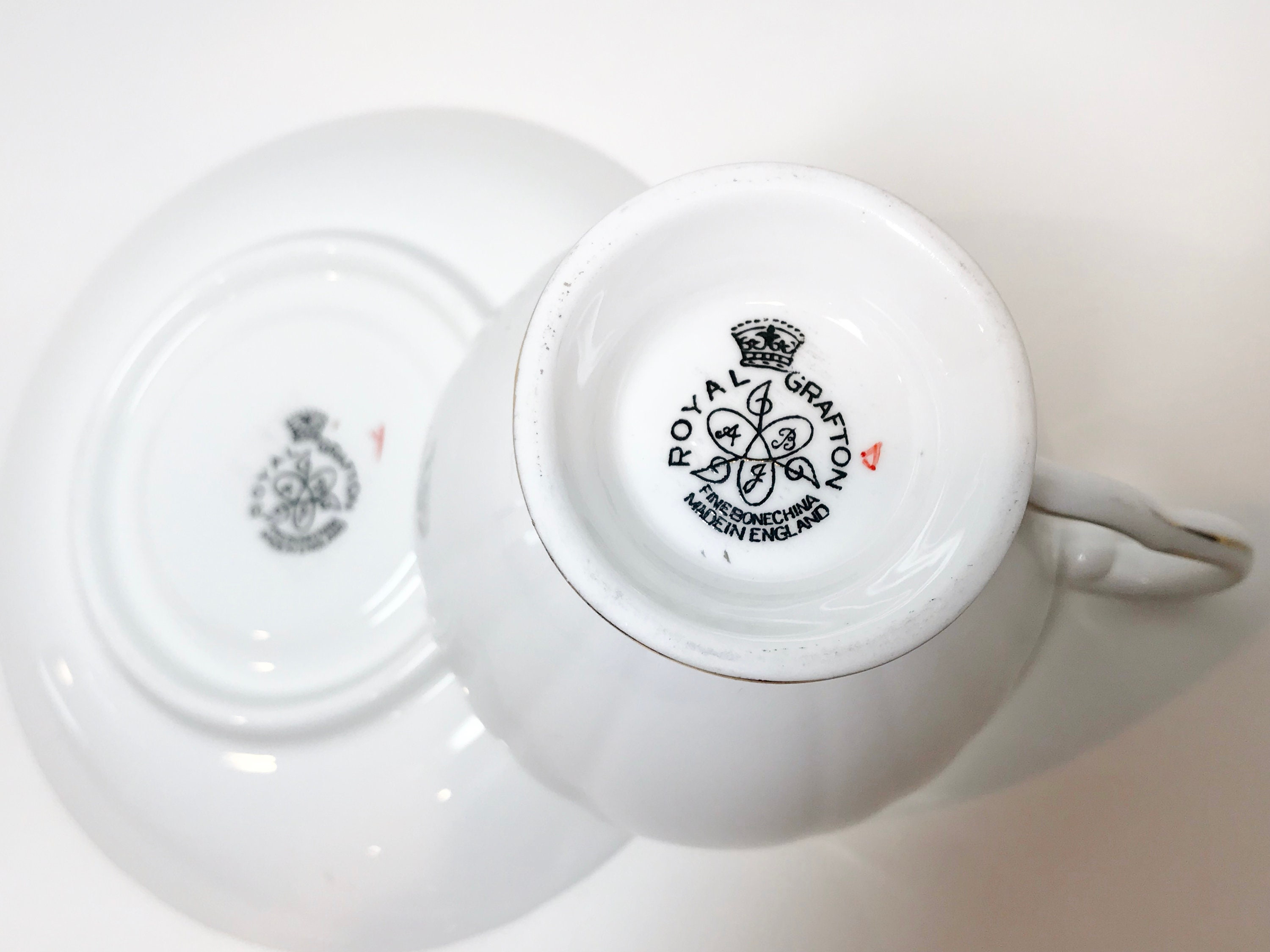 Eastern Star Tea Cup, Antique Royal Grafton Tea Cup and Saucer, Antique ...