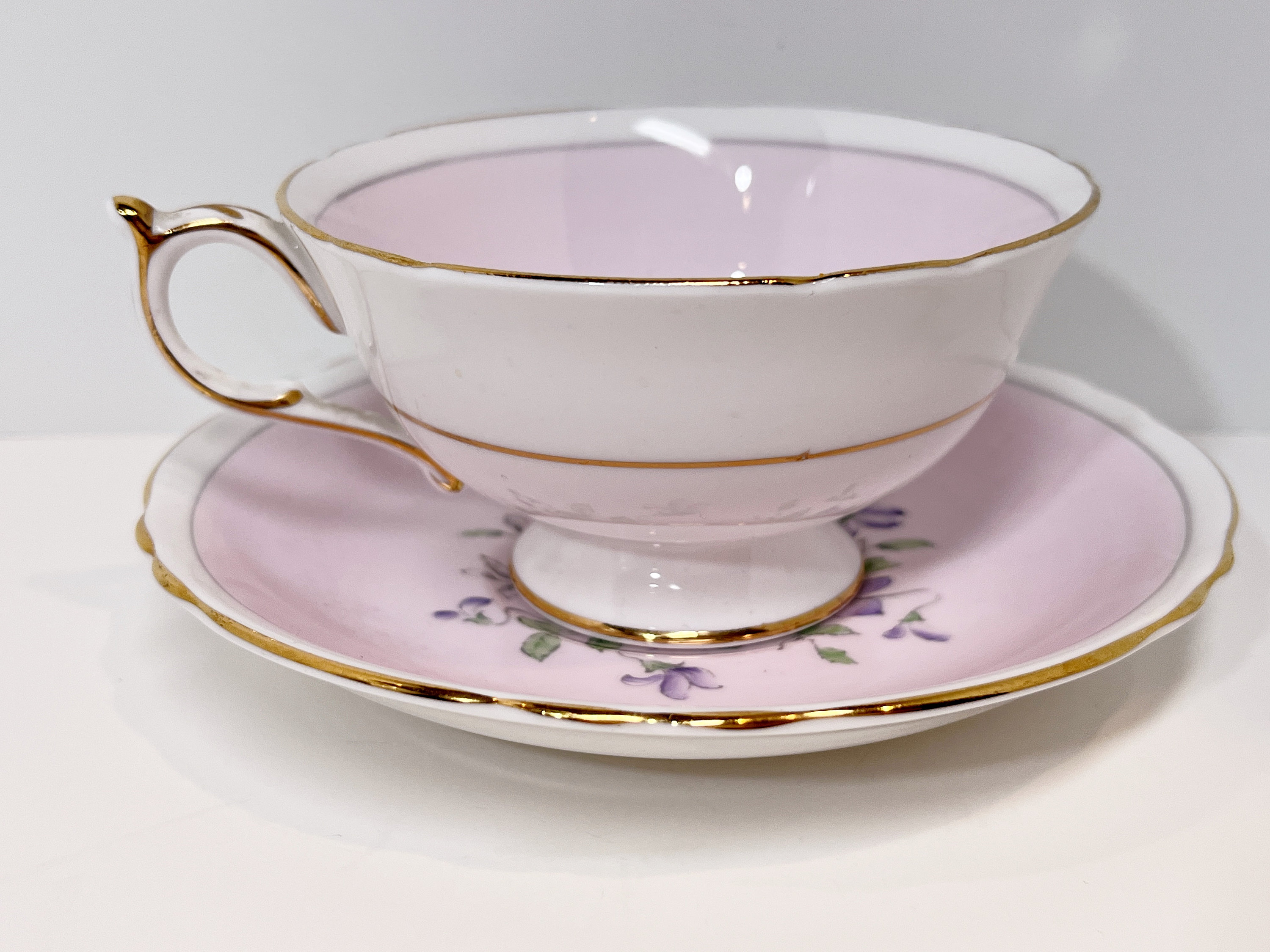 Paragon Teacup and Saucer Floral Teacup Paragon Tea Cup Vintage Tea Cup ...