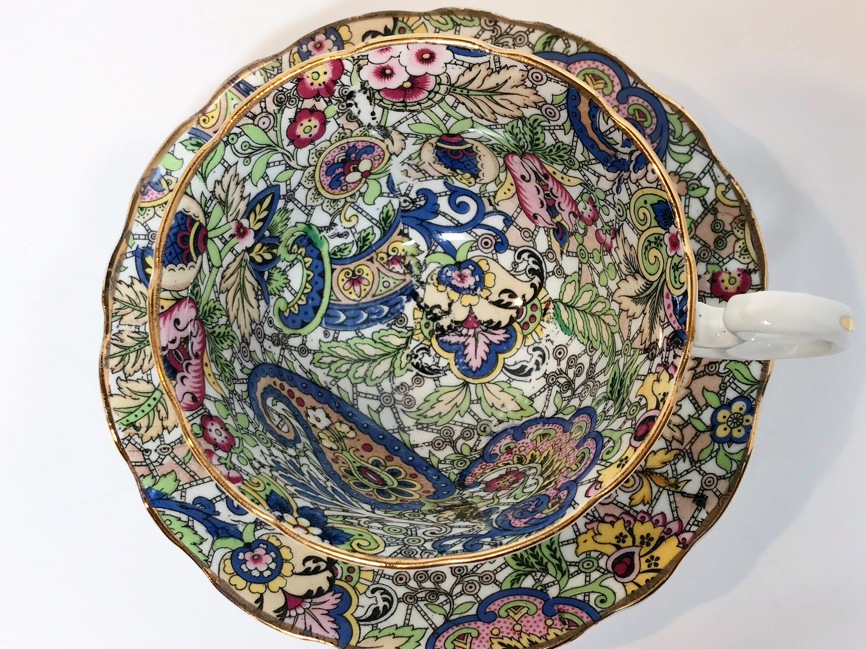 Radfords Chintz Tea Cup and Saucer, Chintz Tea Cups, English Teacups ...