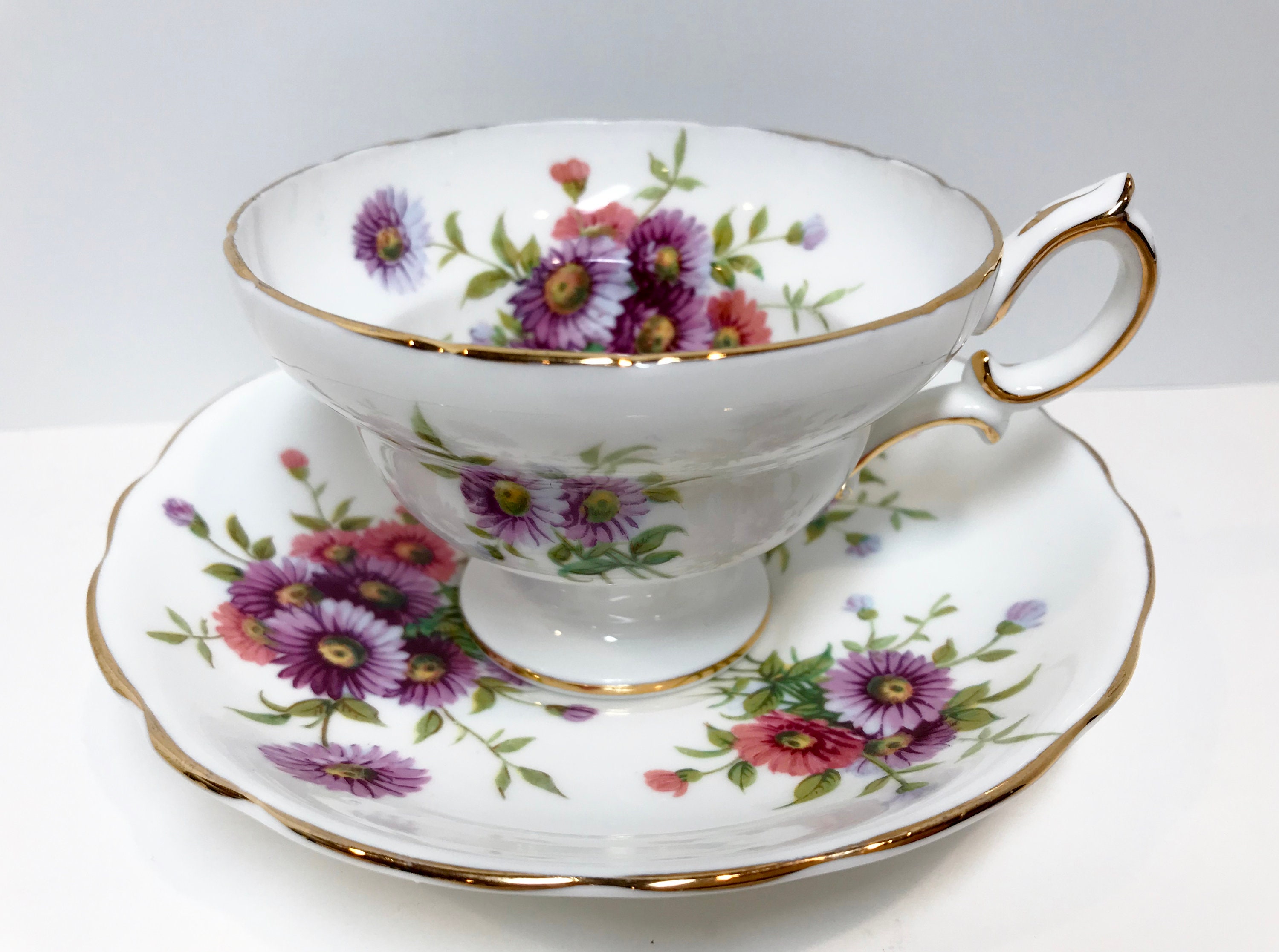 Reserved for MS, Romantic Hammersley Tea Cup and Saucer, English ...