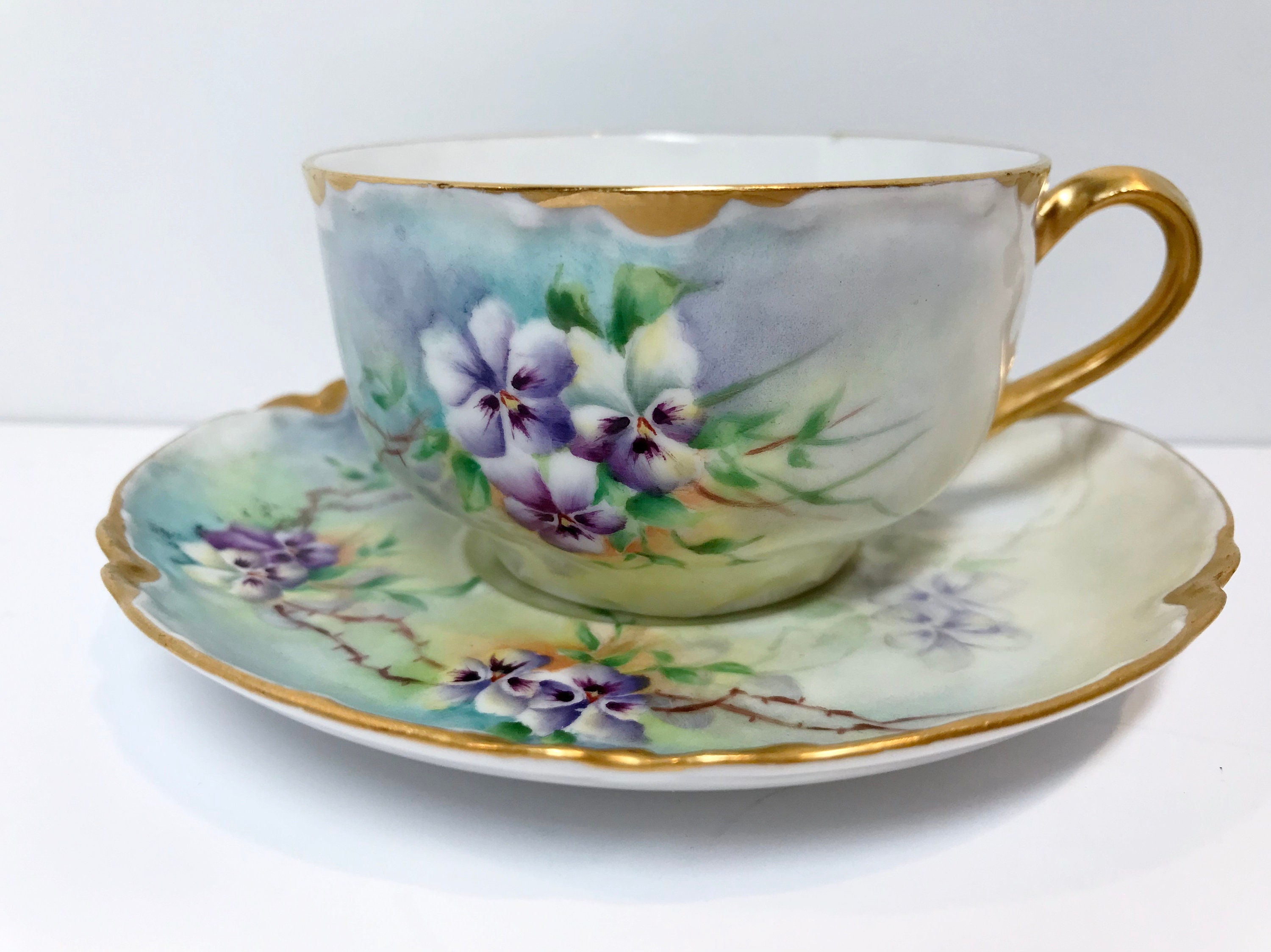 Haviland Limoges Teacup, Signed Limoges, Haviland Limoges Tea Cup ...