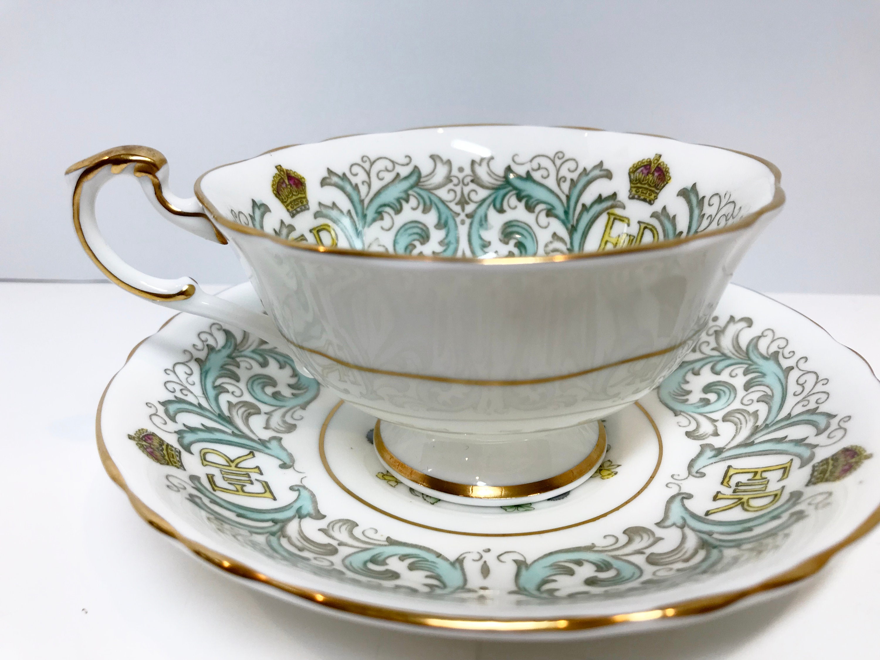 Paragon Tea Set, Queen Elizabeth Commemoration Tea Cups, Royalty Tea ...