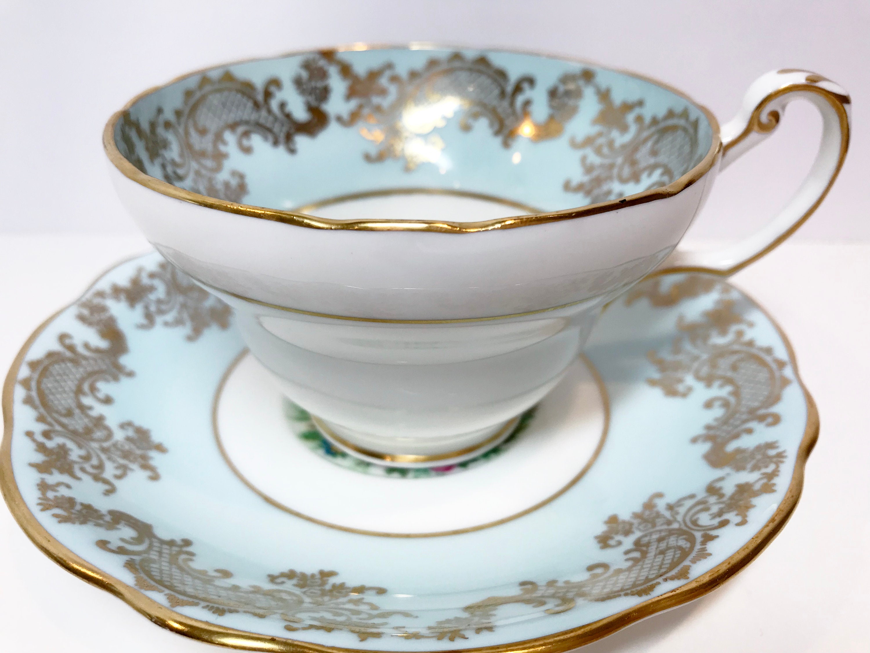 E B Foley Tea Cup and Saucer, Antique Tea Cups Vintage, English Bone ...